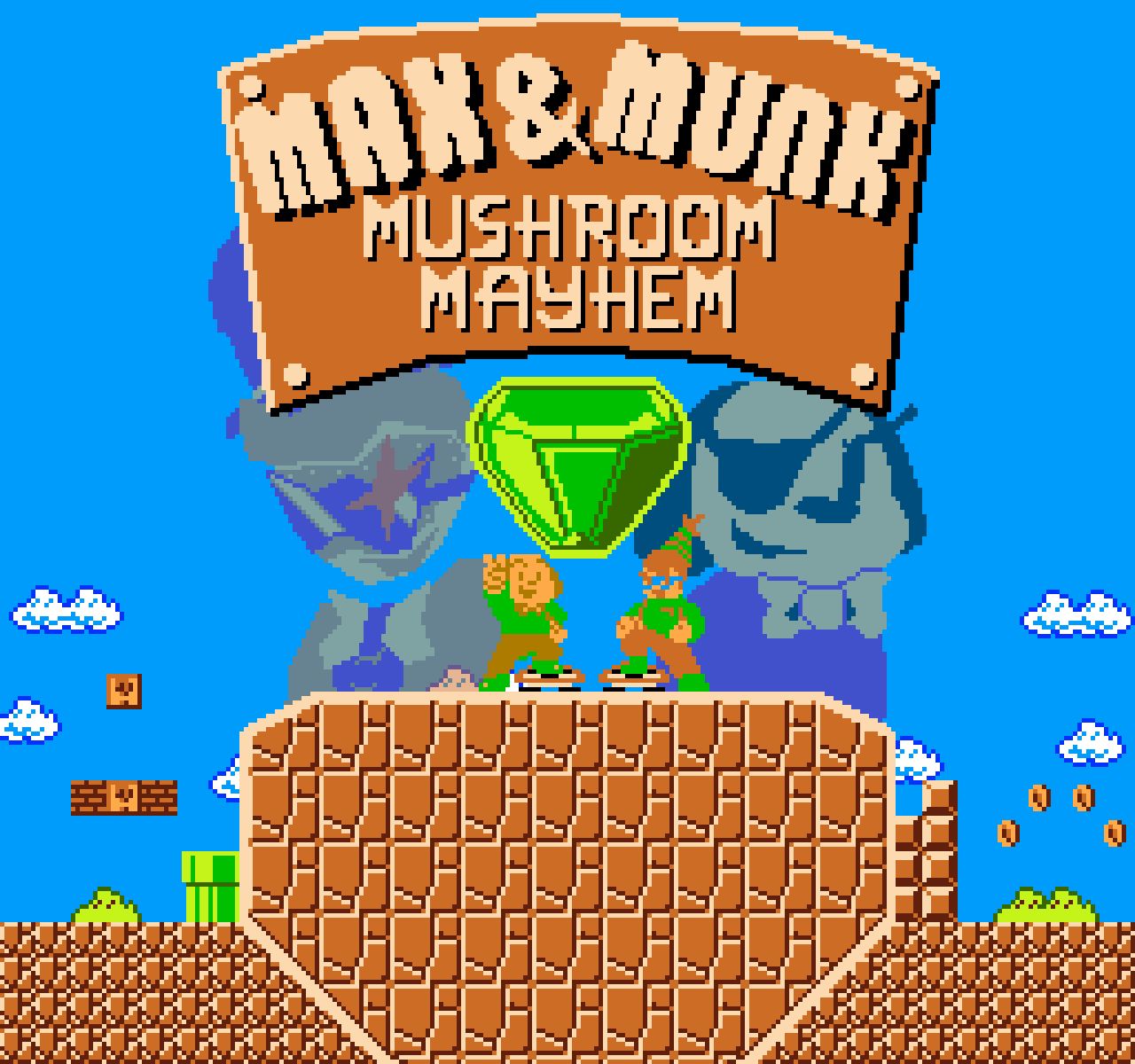 Pixilart - Max and Munk Mushroom Mayhem!!! by Haruna-Yamada