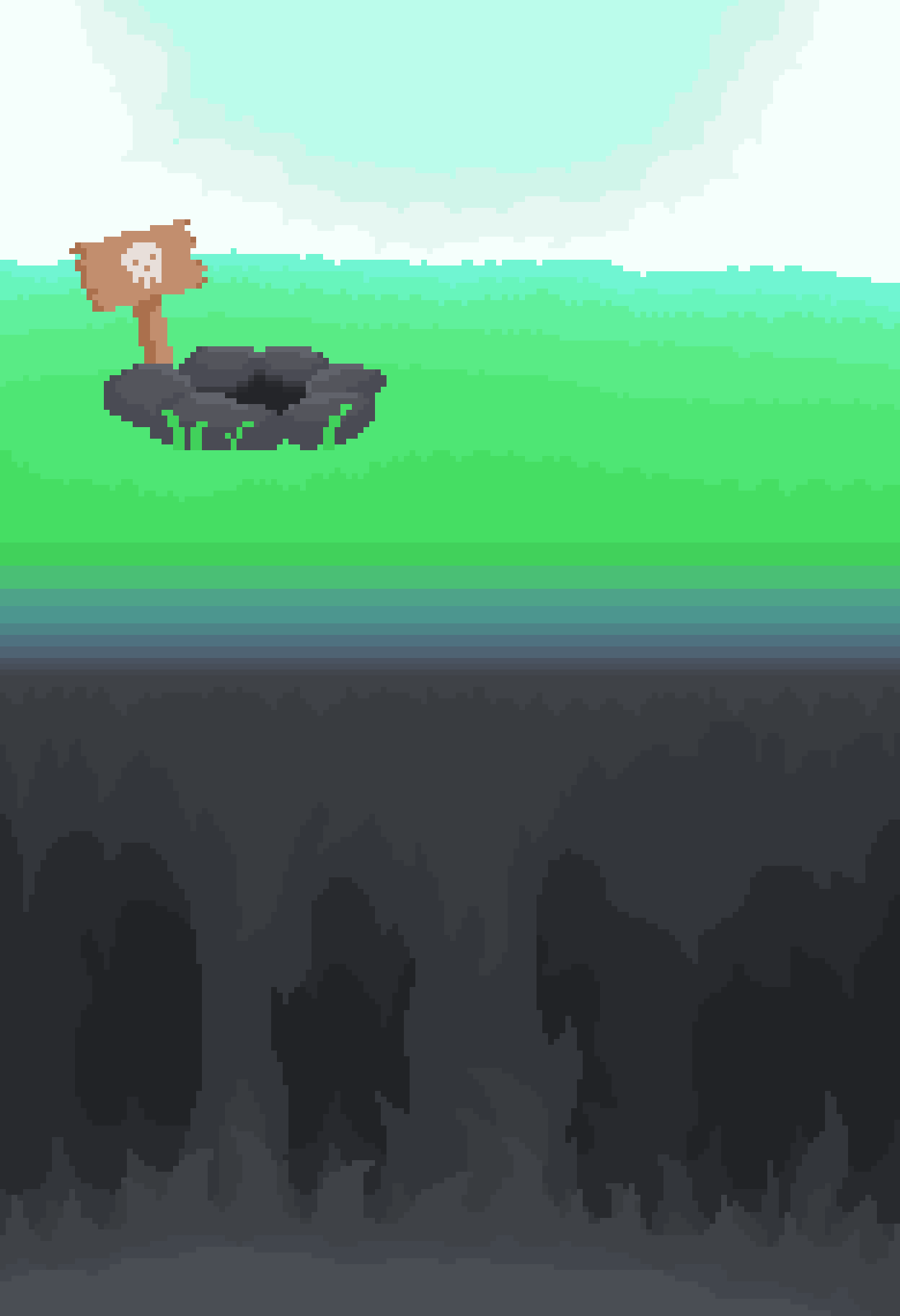 Pixilart - Cave Entrance by Foopy