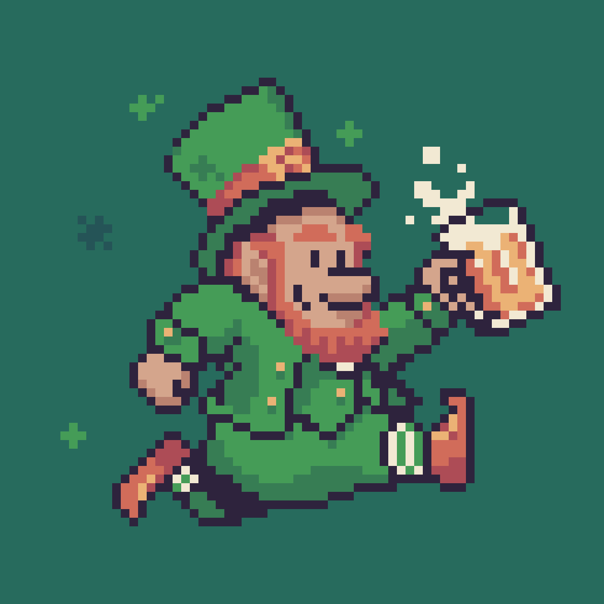 Pixilart - Happy Saint Patrick ! by Clione
