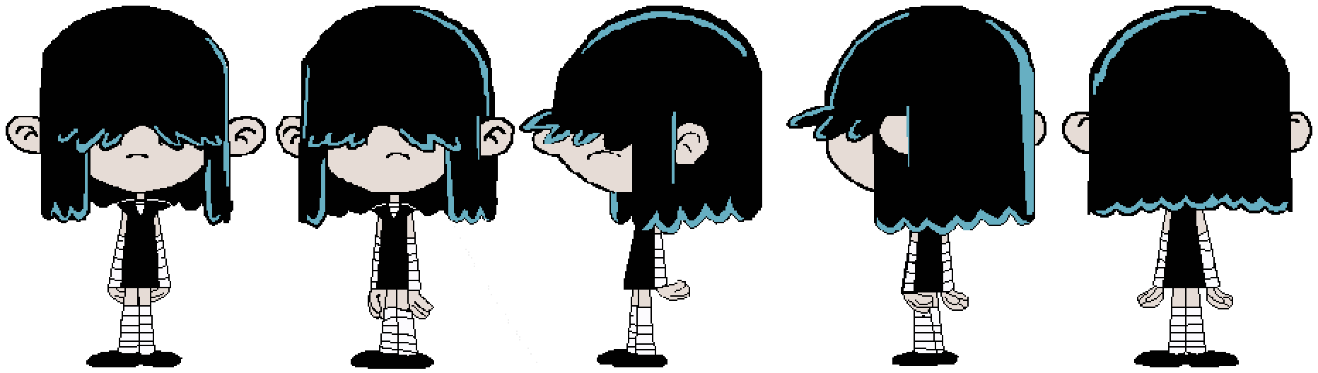 Pixilart - Lucy Loud 360 Sprites by Jmear-Collins96