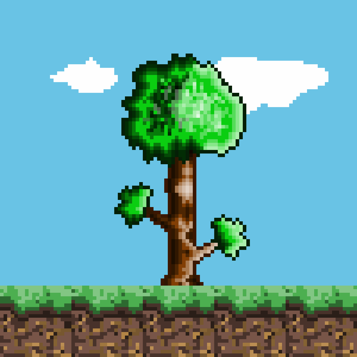 Pixilart - The tree by draw-destroyer