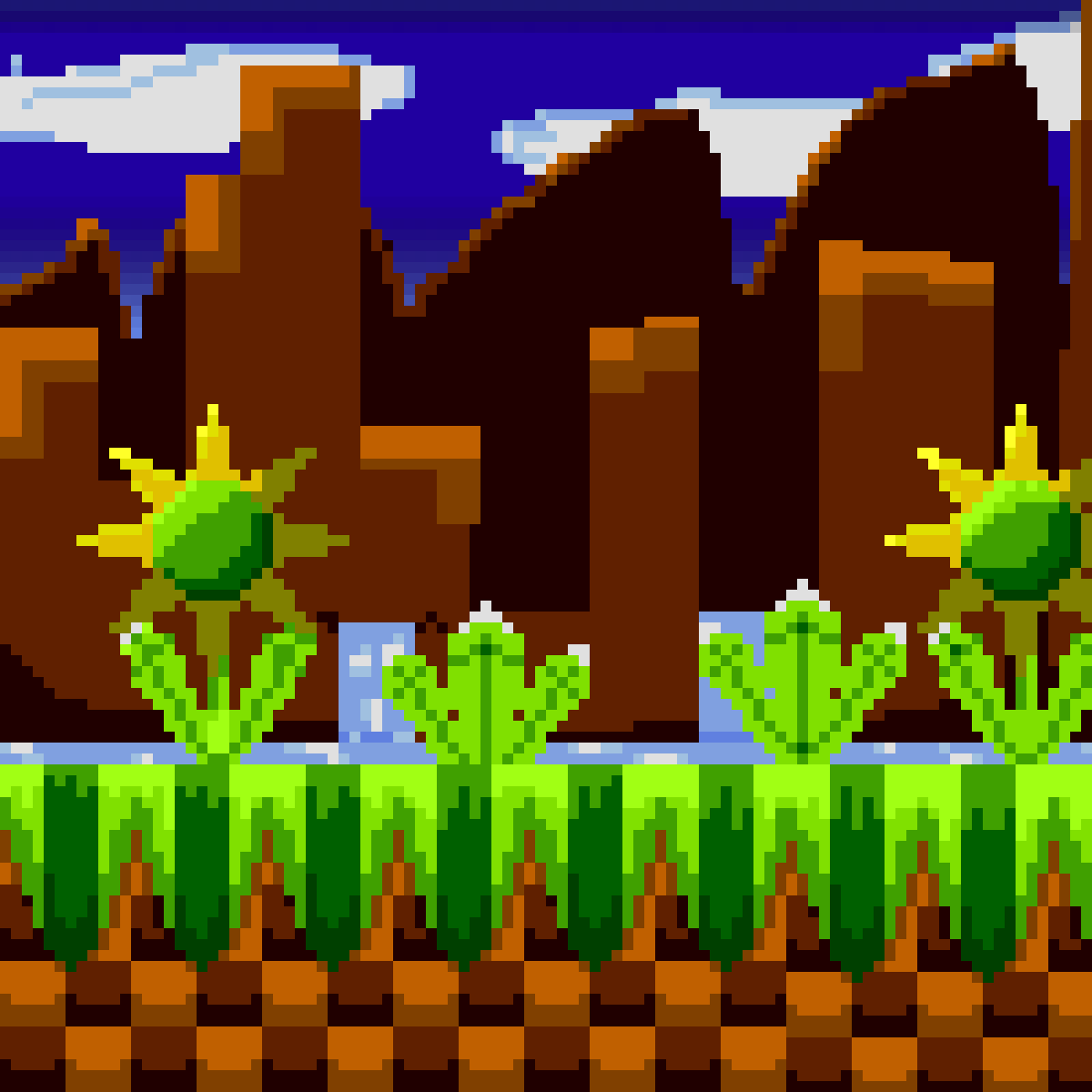 Pixilart - Green Hill by Gavin2040