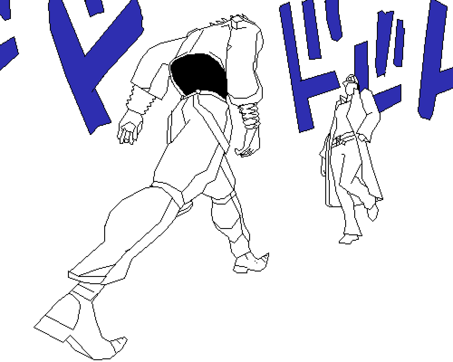 Pixilart - Jojo Fight Scene by The1an0nlyNiko