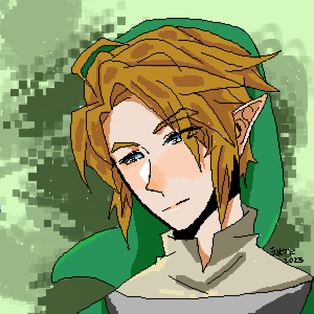 Pixilart - Twilight princess link by Skywardnerd