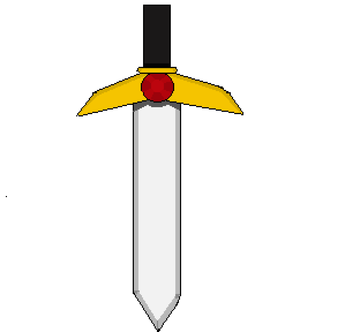 Pixilart - sword pixel by Azhura