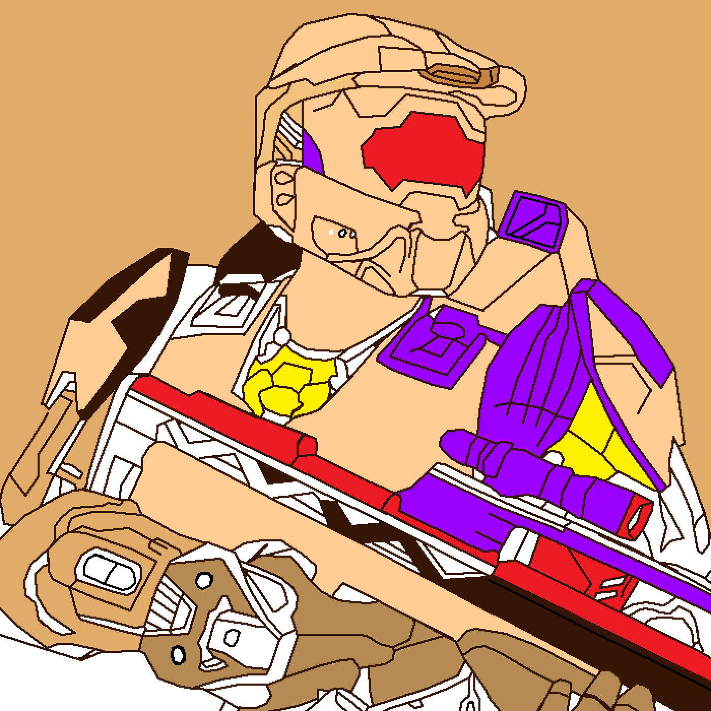 Pixilart - Halo Spartan Base by ADAM-MIKAIL