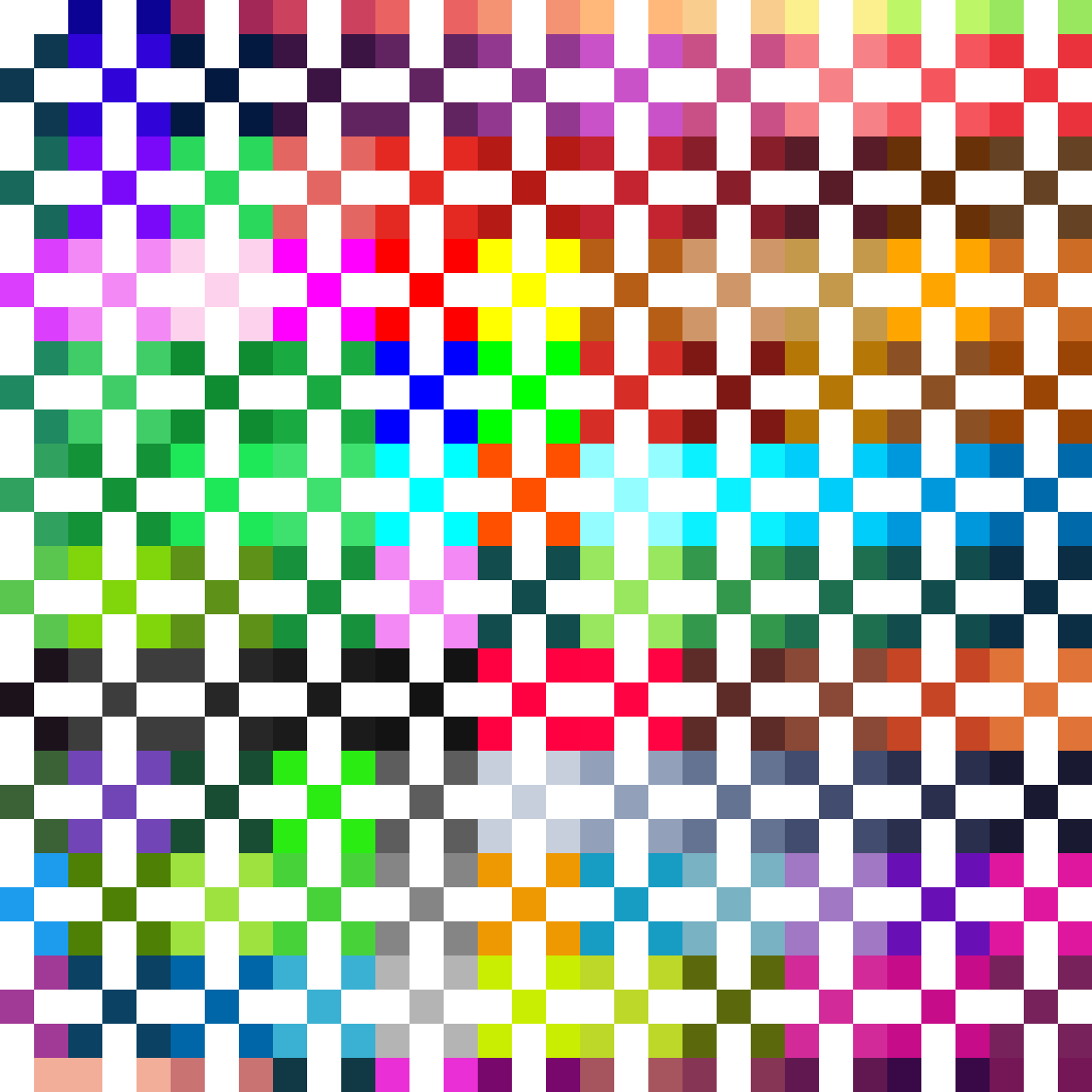 Pixilart - Lots of different colours by HENRZZZZ