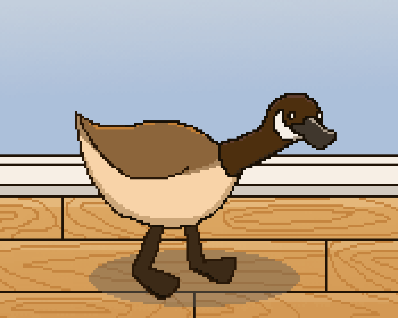 Pixilart - lil goofy goose by DINO-GOOSE