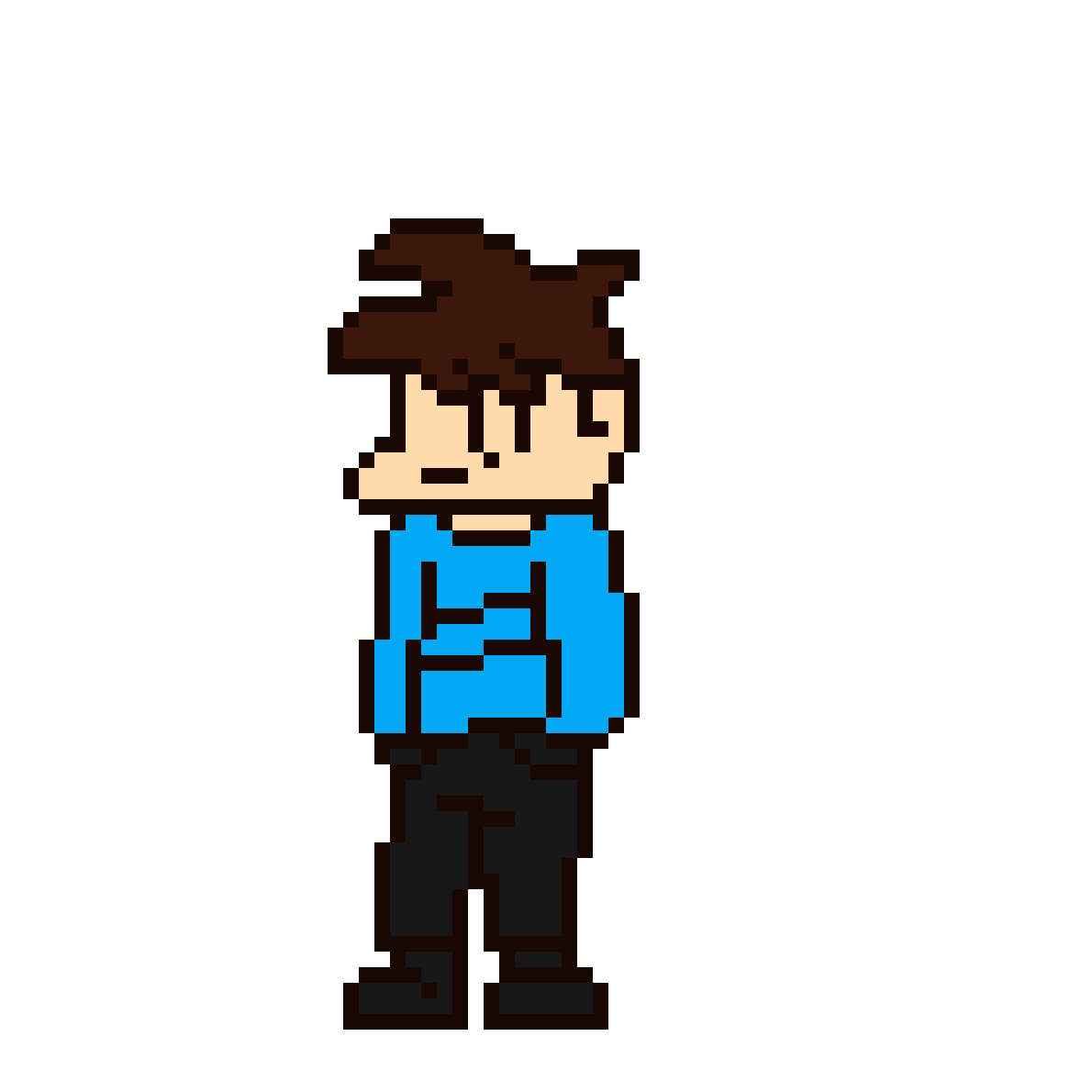 Pixilart - mini fnf blu by BlueboxDude