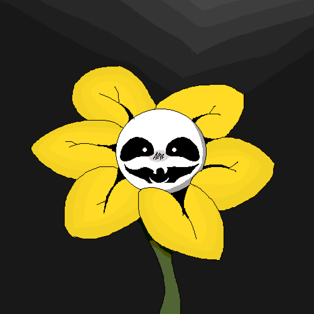 Pixilart - Flowey by Nahida123