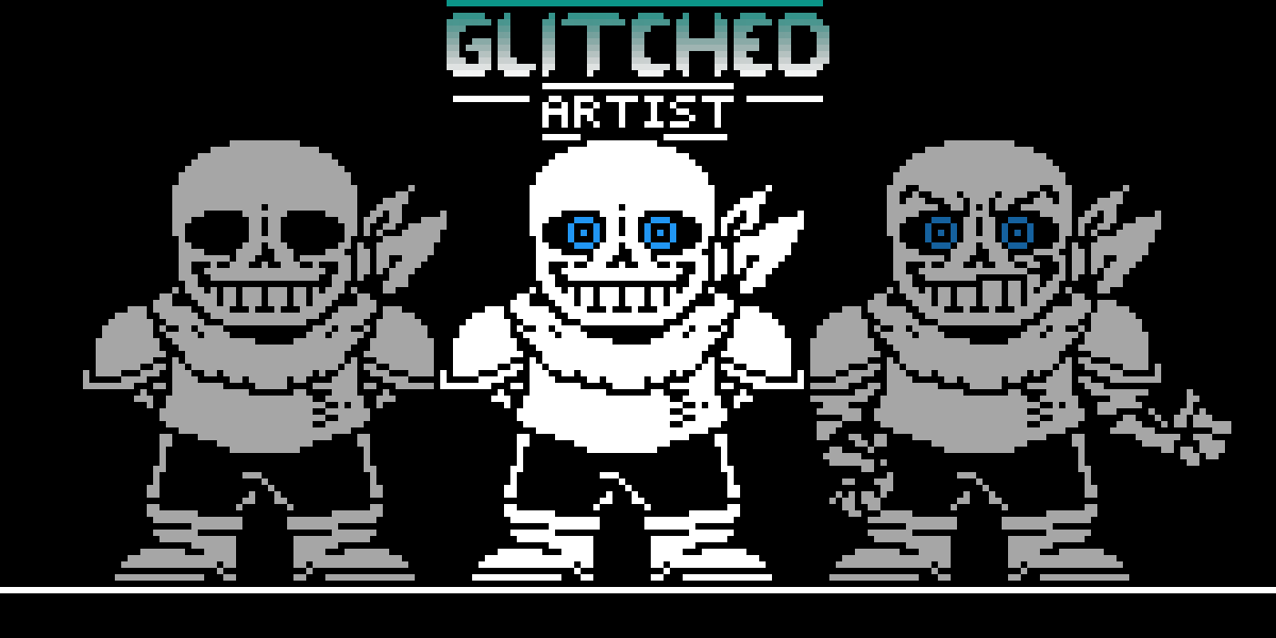 Pixilart - cannon swap sans by Glitched-artist