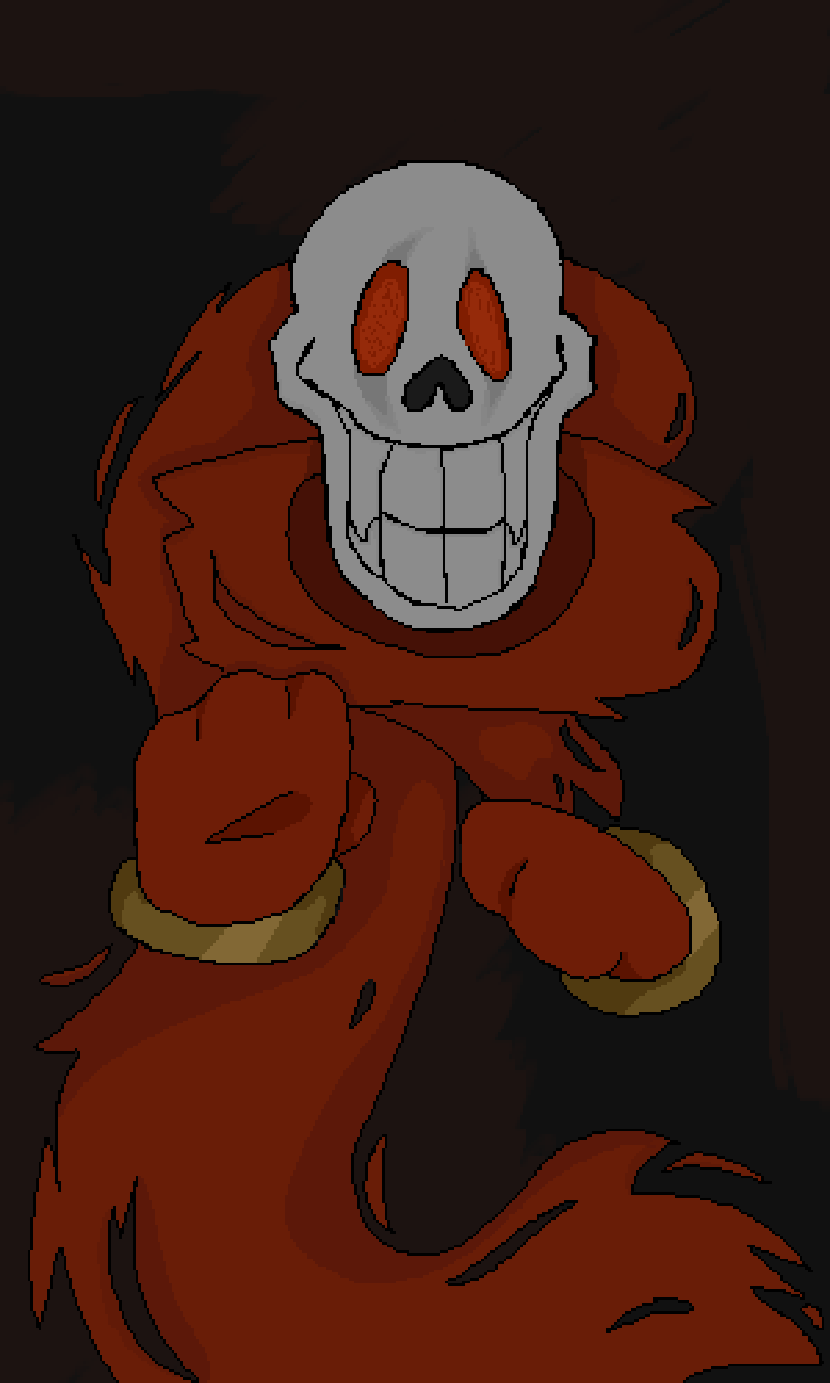 Pixilart - Phantom Papyrus! by spamletters