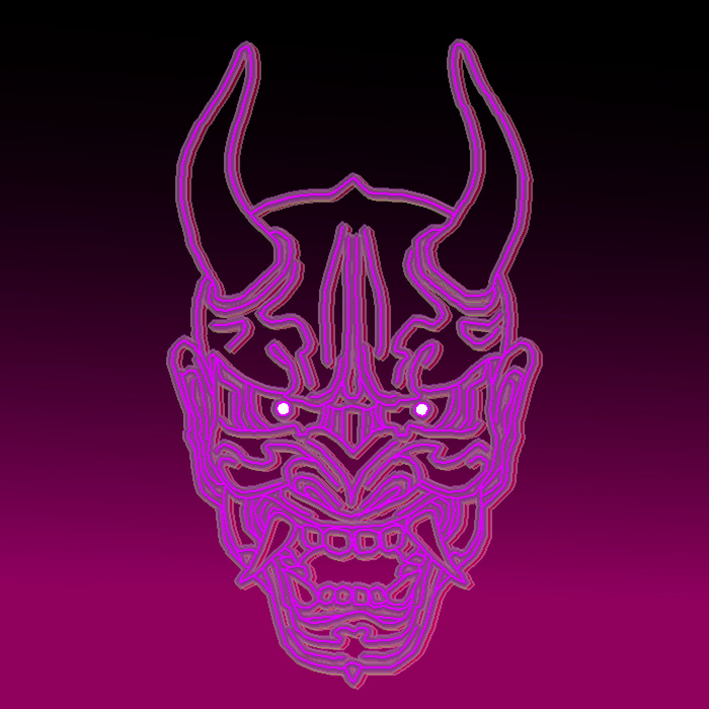 Pixilart - Neon Tengu by Neonic-Star