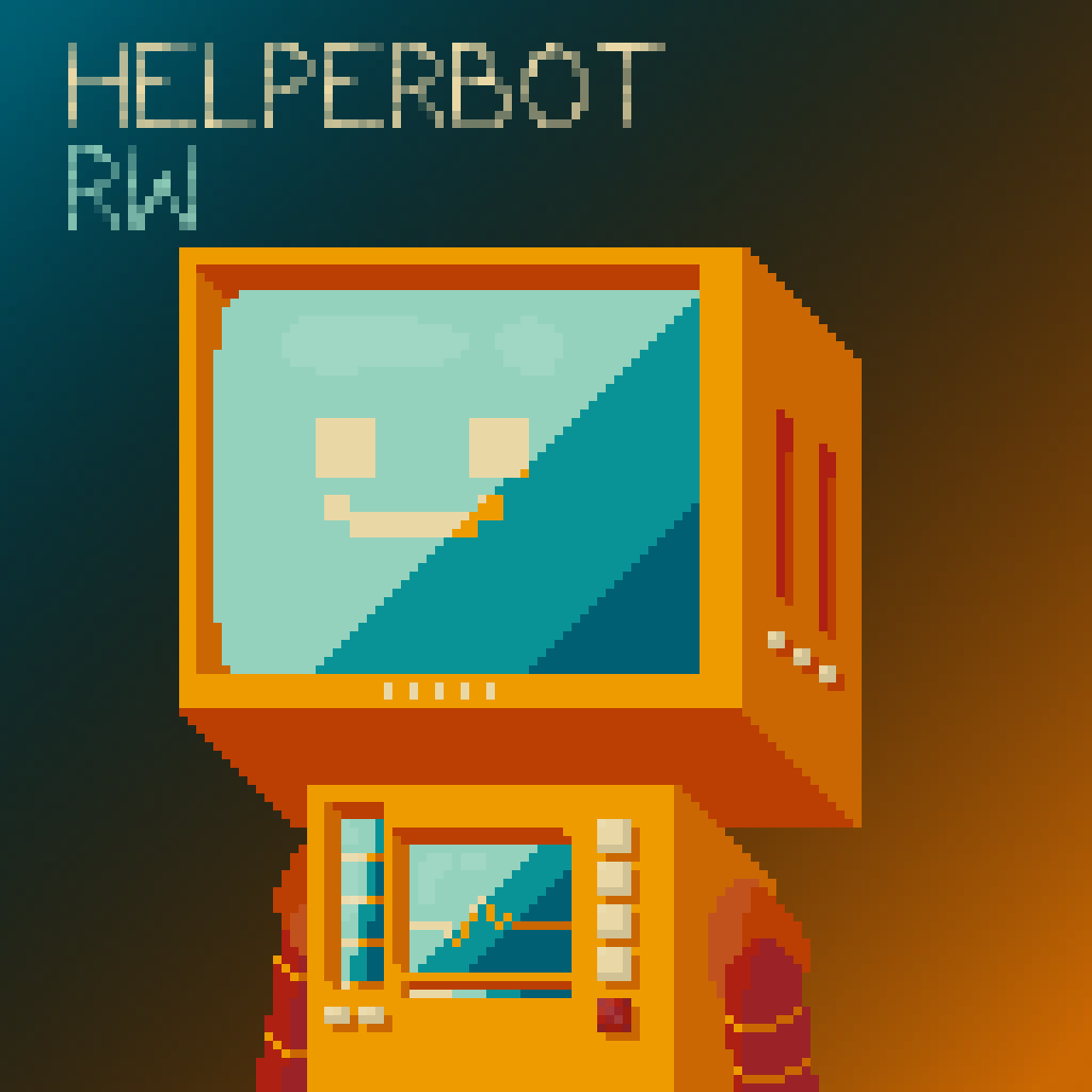 Pixilart - Helperbot by Lamp-Moth