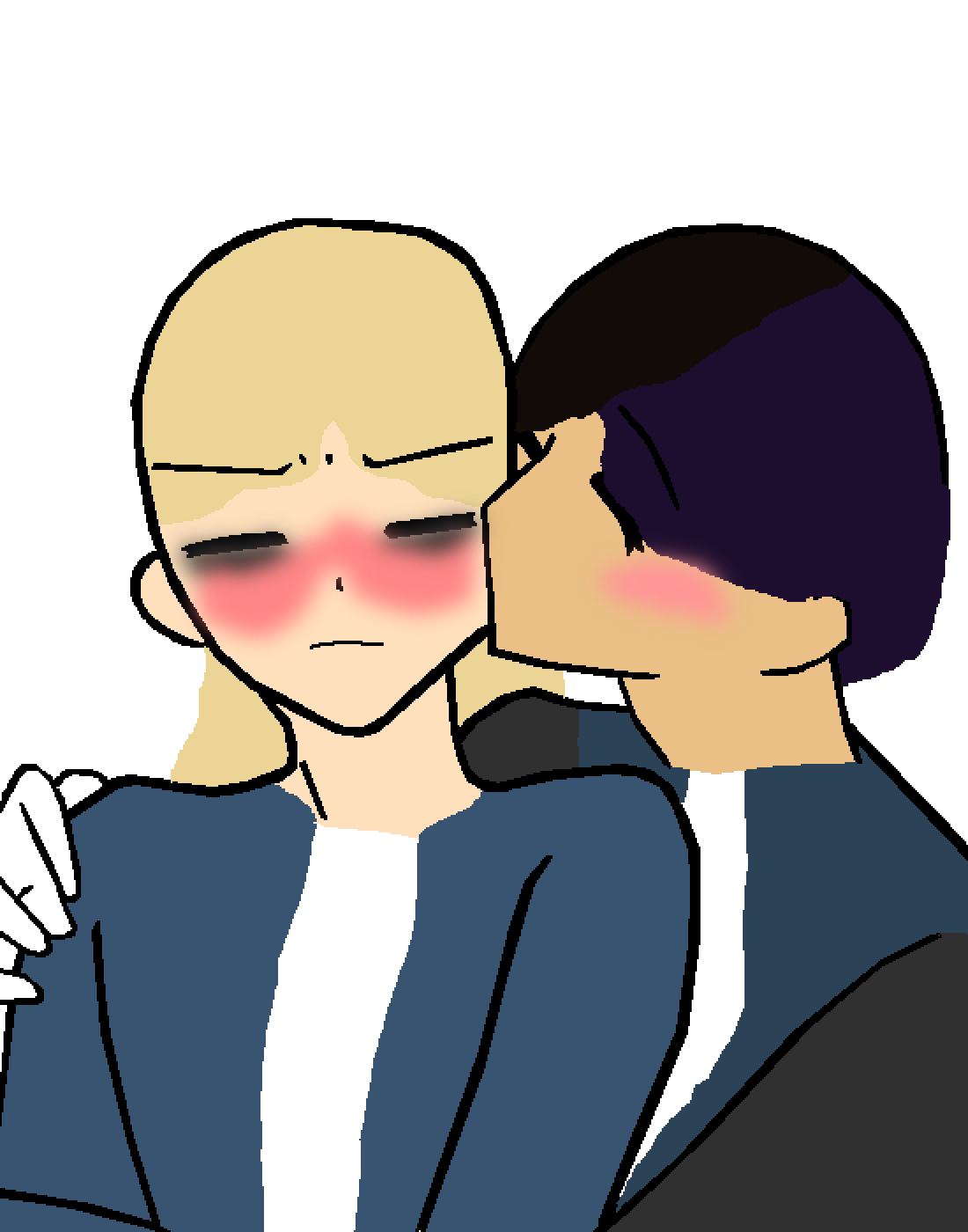 Pixilart - me and my irl girlfriend by TsukithecatU-U