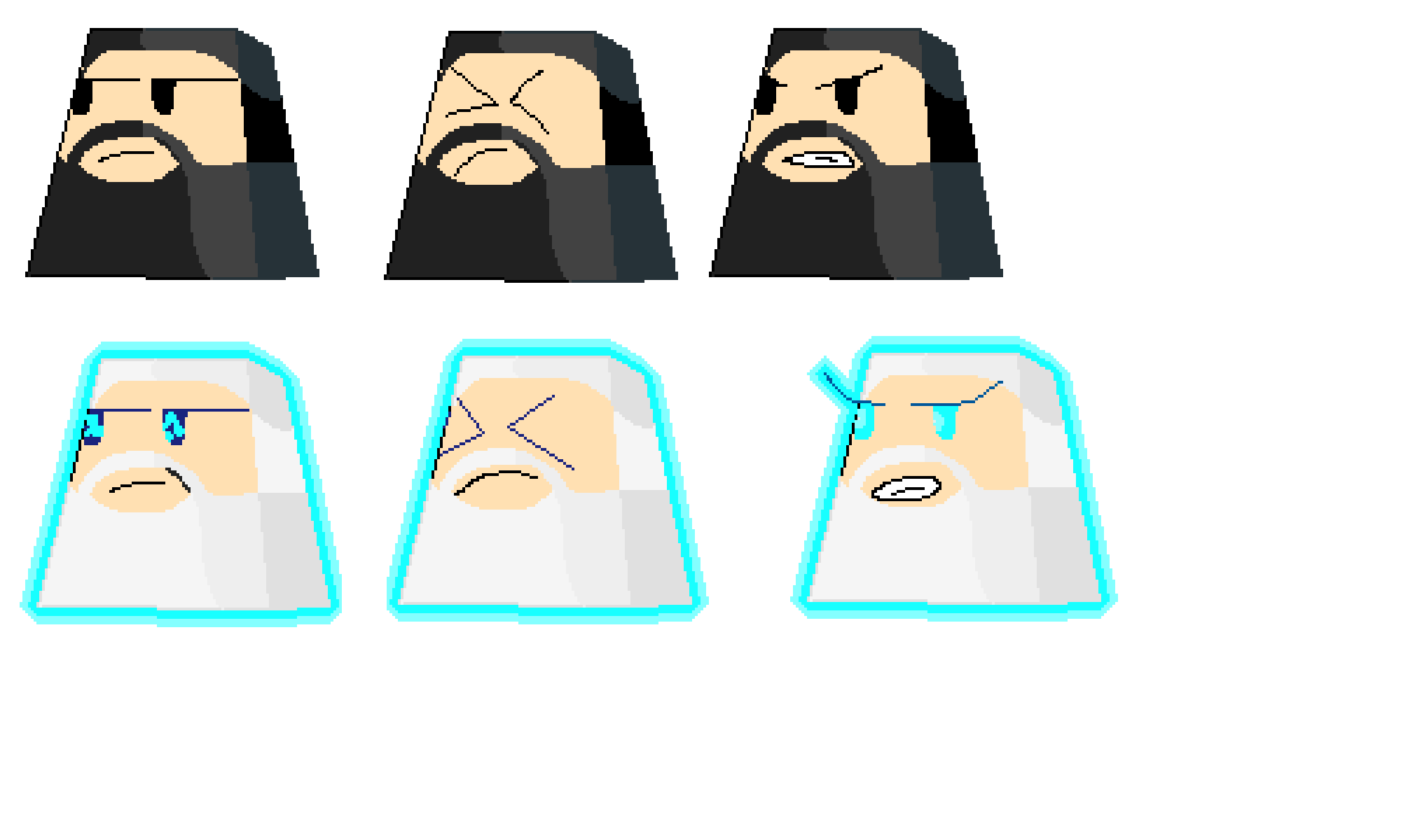 Pixilart - be there or square sprite by pixel-boom