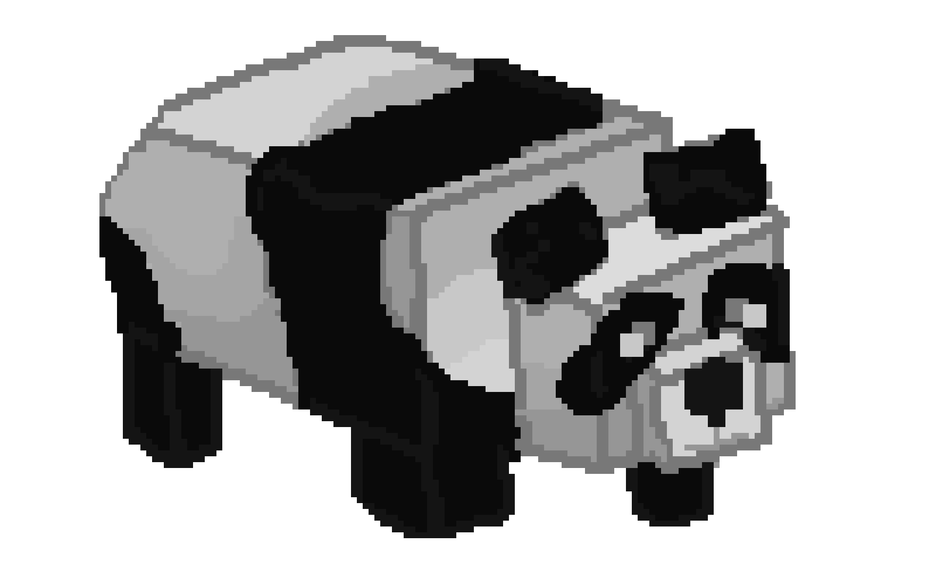 Pixilart - Panda cub Minecraft by PotatoLord04