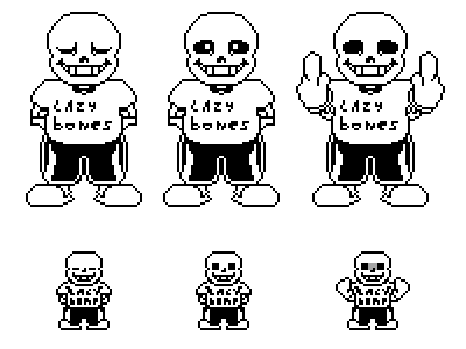 Pixilart - lazy bones sprite by notsnas