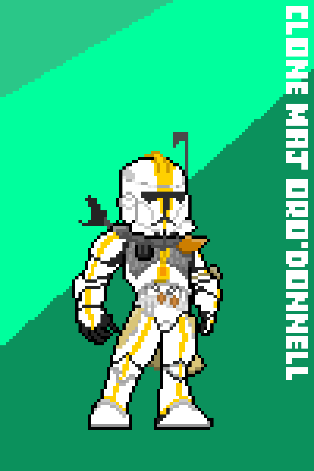 Pixilart - Clone Major CT-1357 "O'Donnell" (My clone OC) by TheEpicPixel007