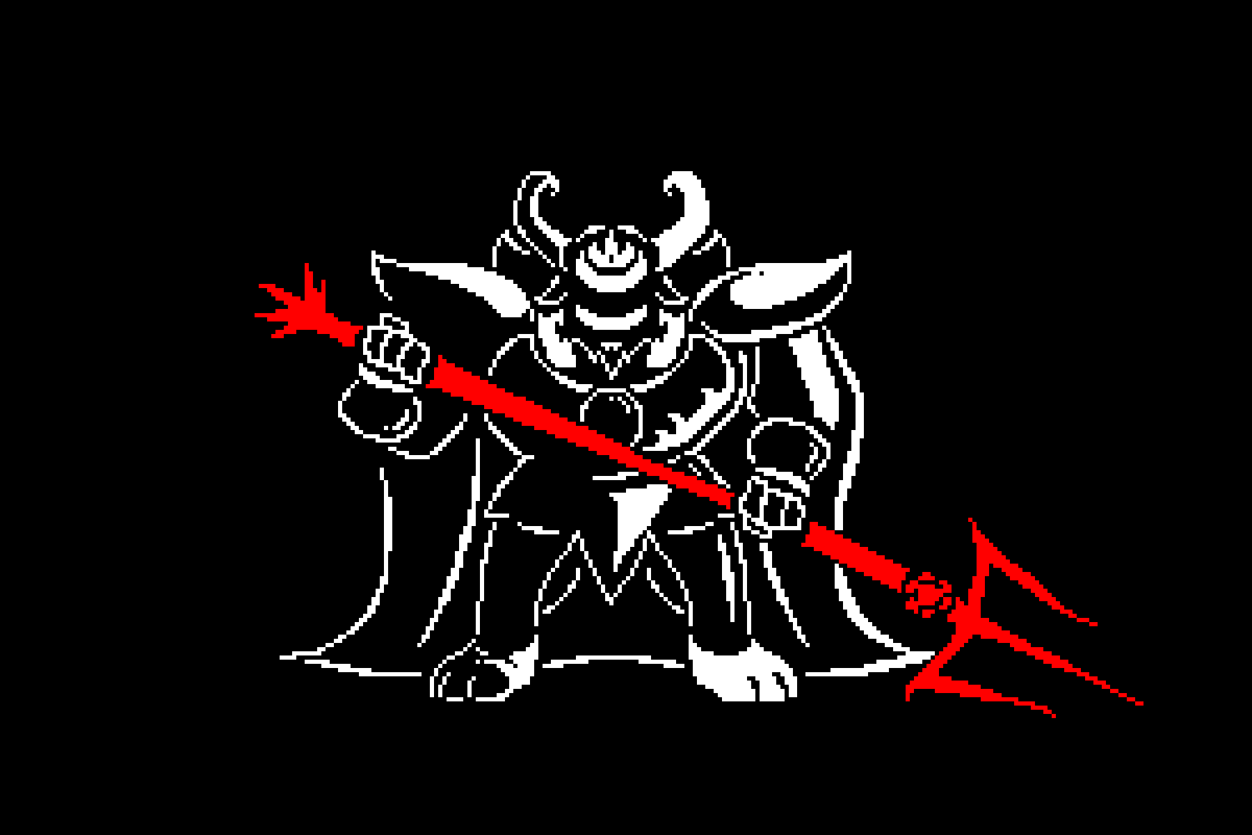 Pixilart - Asgore V2 by BlueboxDude