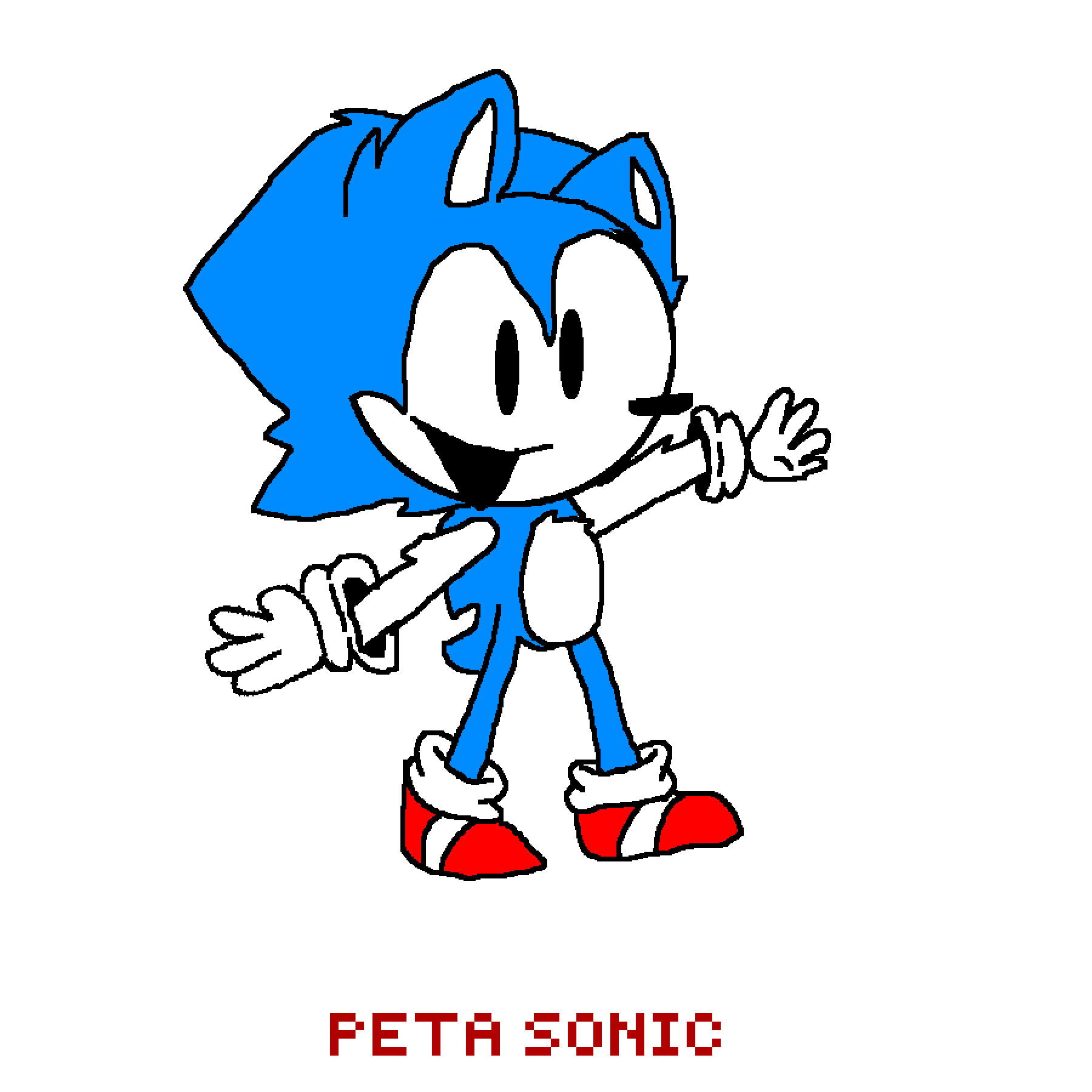 Pixilart - Peta Sonic animation by CutelittleUwU