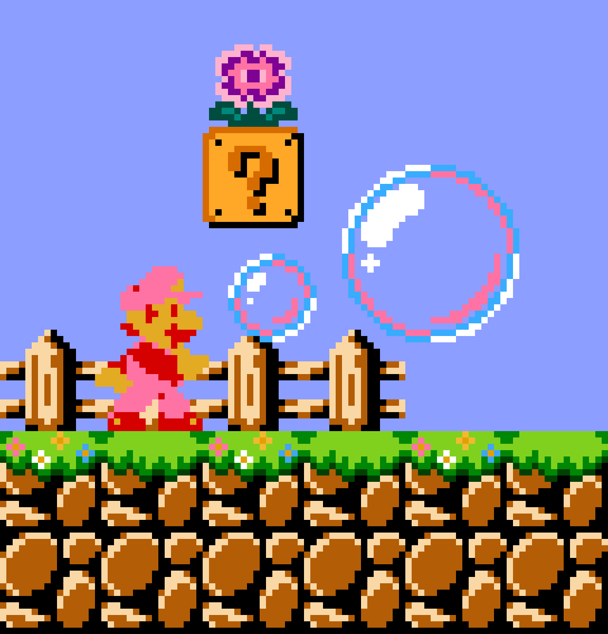 Pixilart - Bubble Mario by JamGamerXL