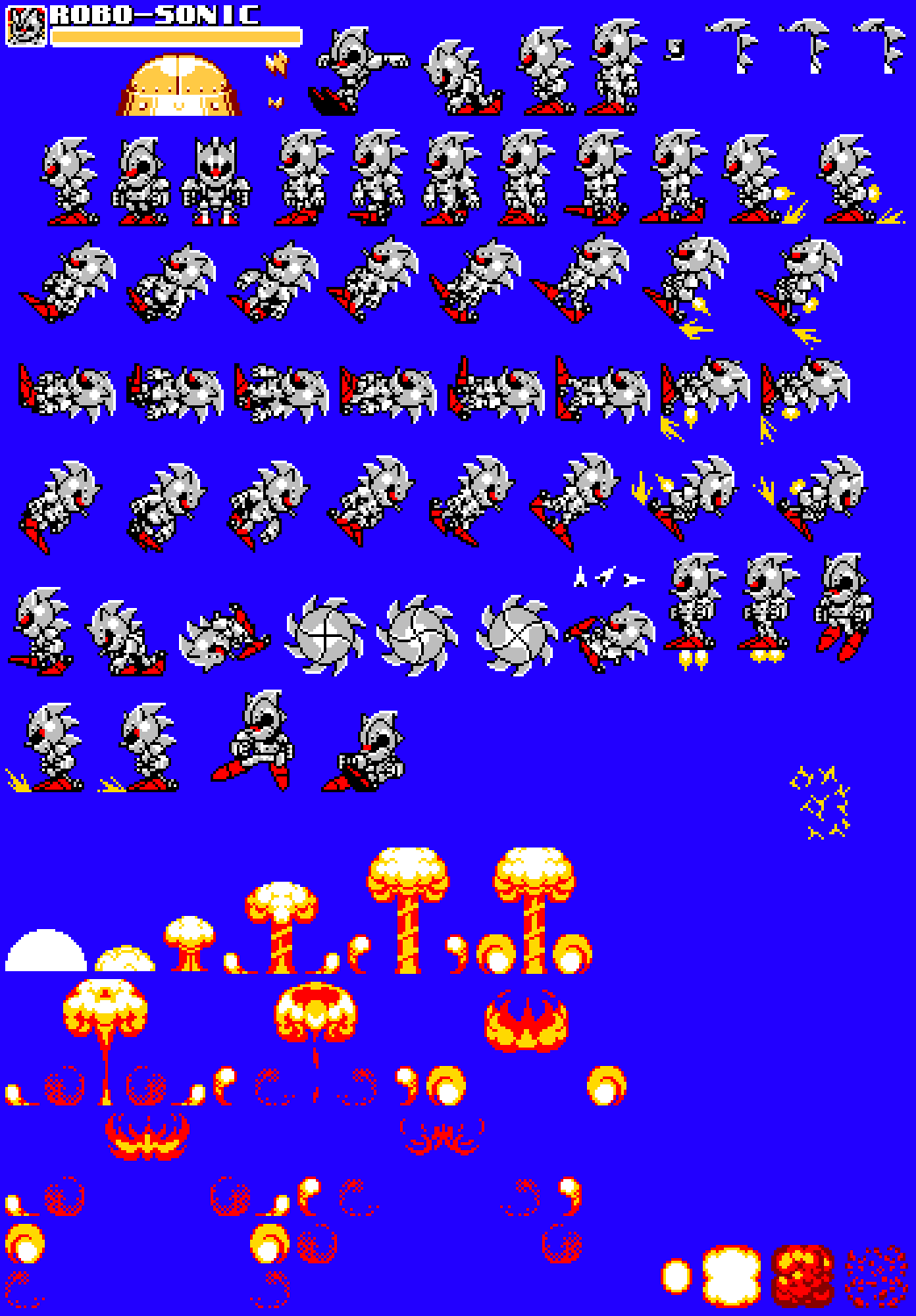 Pixilart - robo sonic wip 3 by Tuxedoedabyss03