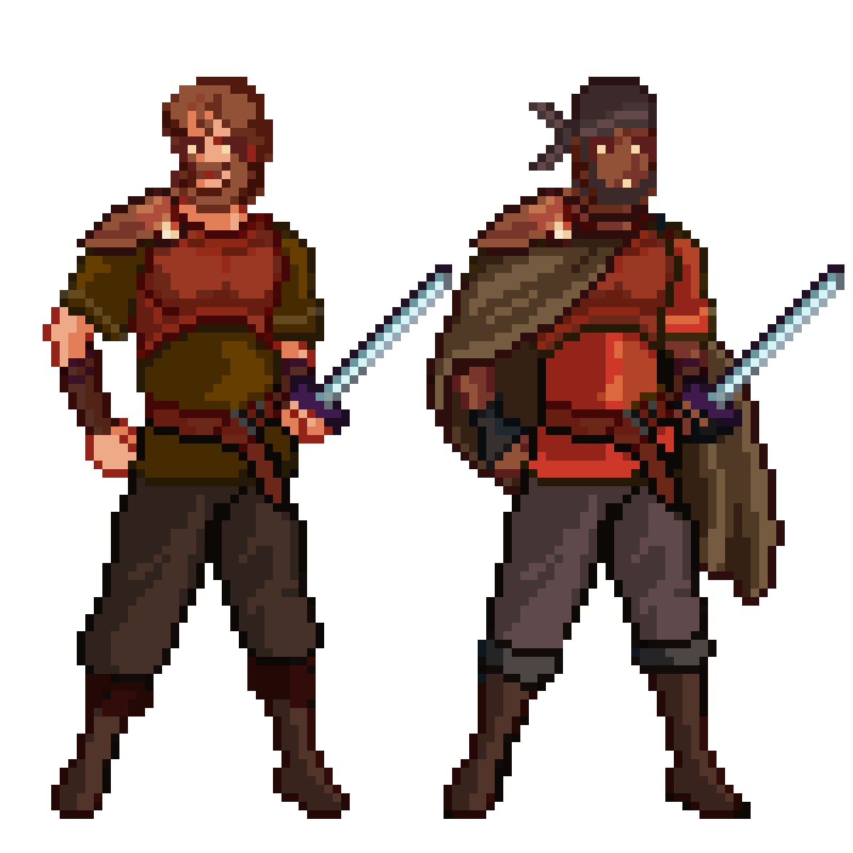 Pixilart - Bandit Sprite test by SeaSean