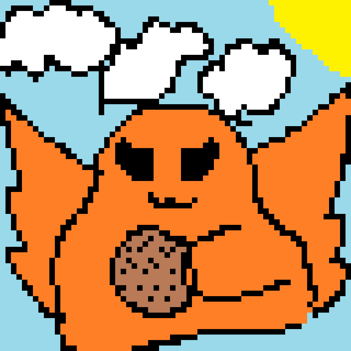 Pixilart - scp 999 flying by Jadeasu-so-u