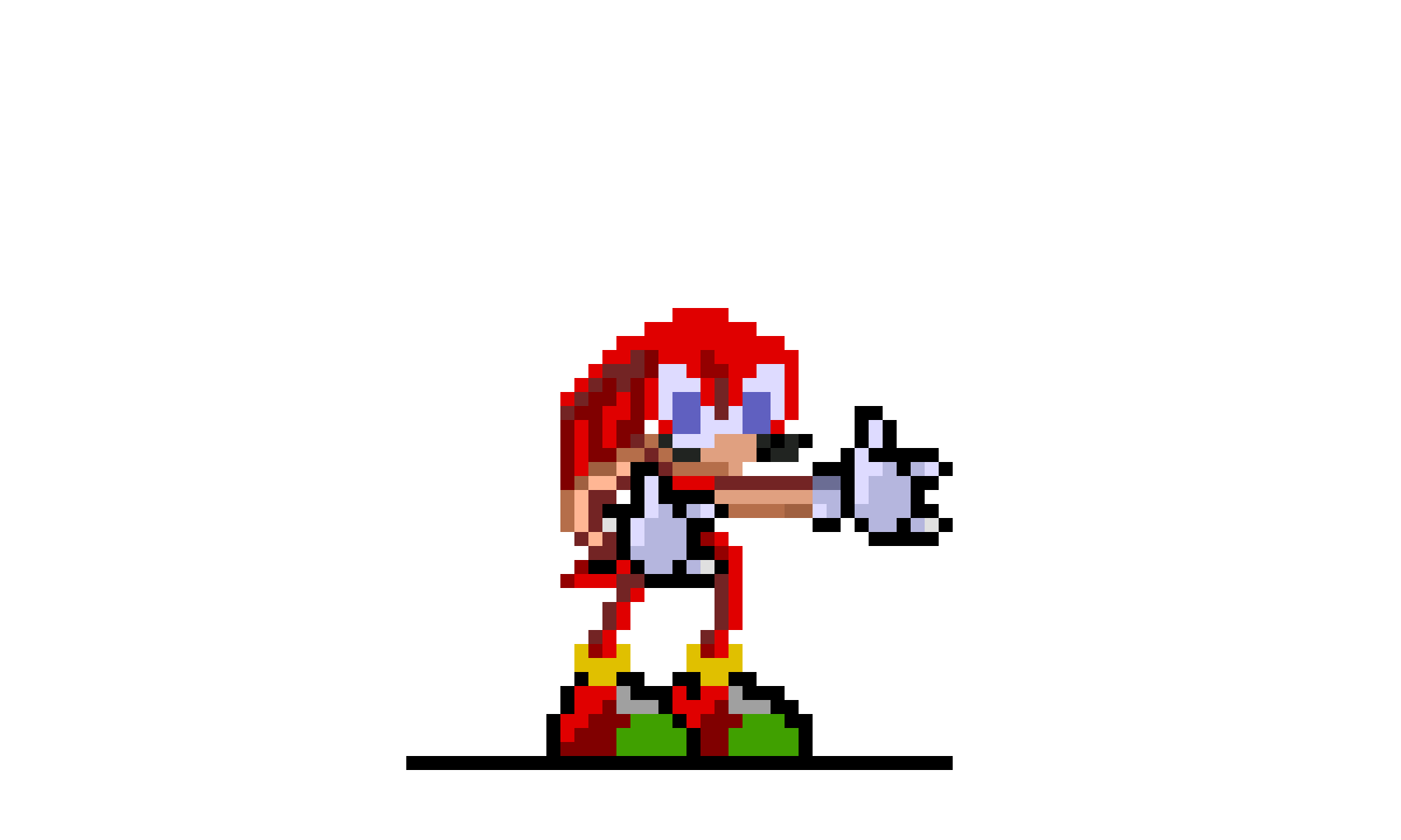 Pixilart - knuckles the echidna by Chris-oc