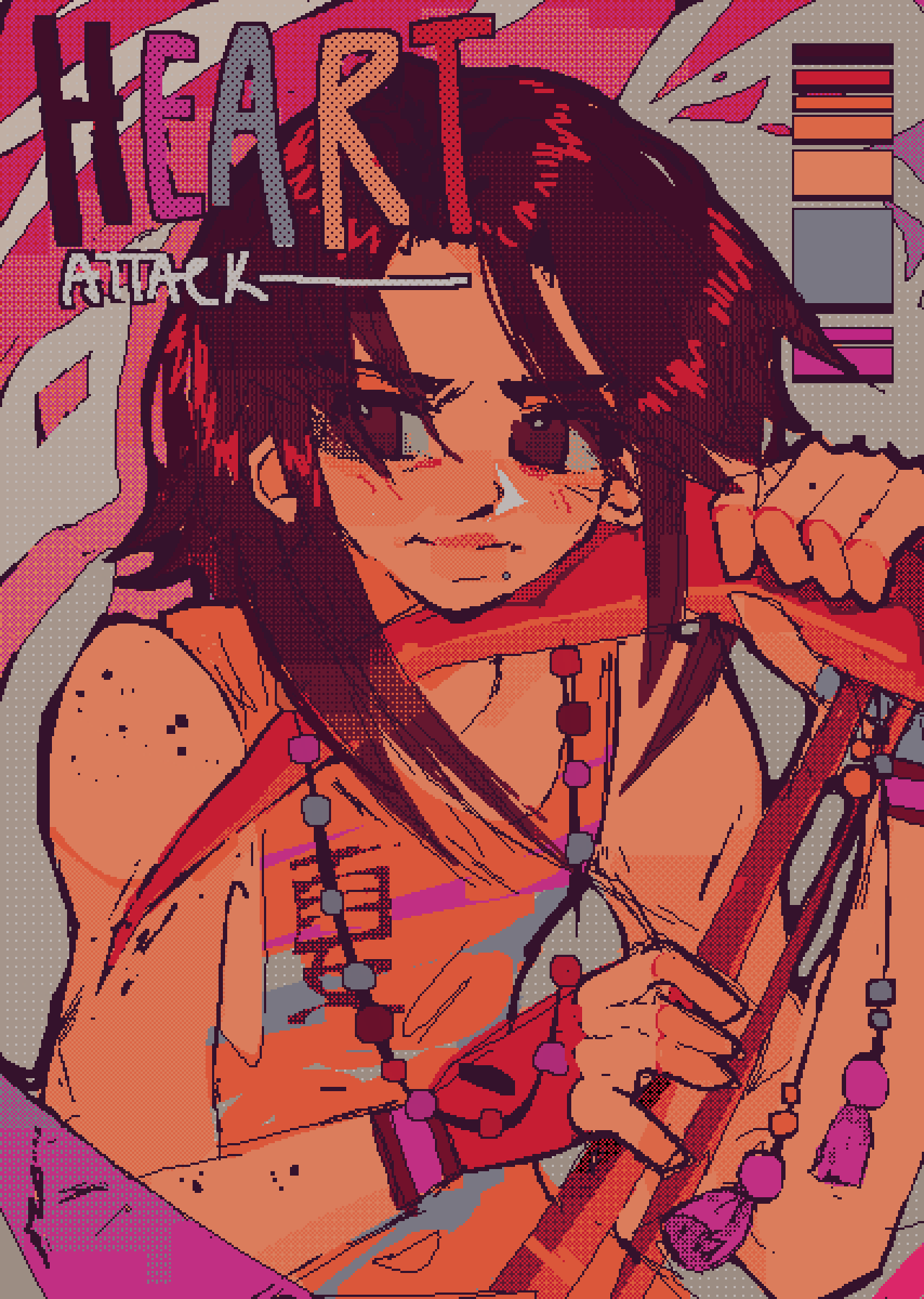 Pixilart - heart attack by desertangelic