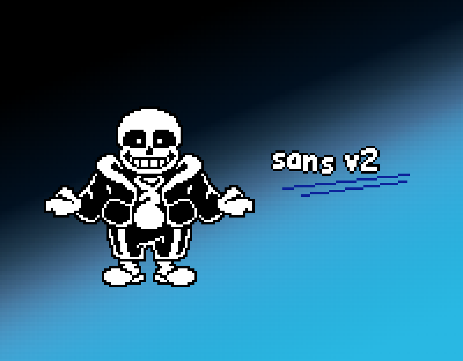 Pixilart - Sans v2 ig by K1NGSans