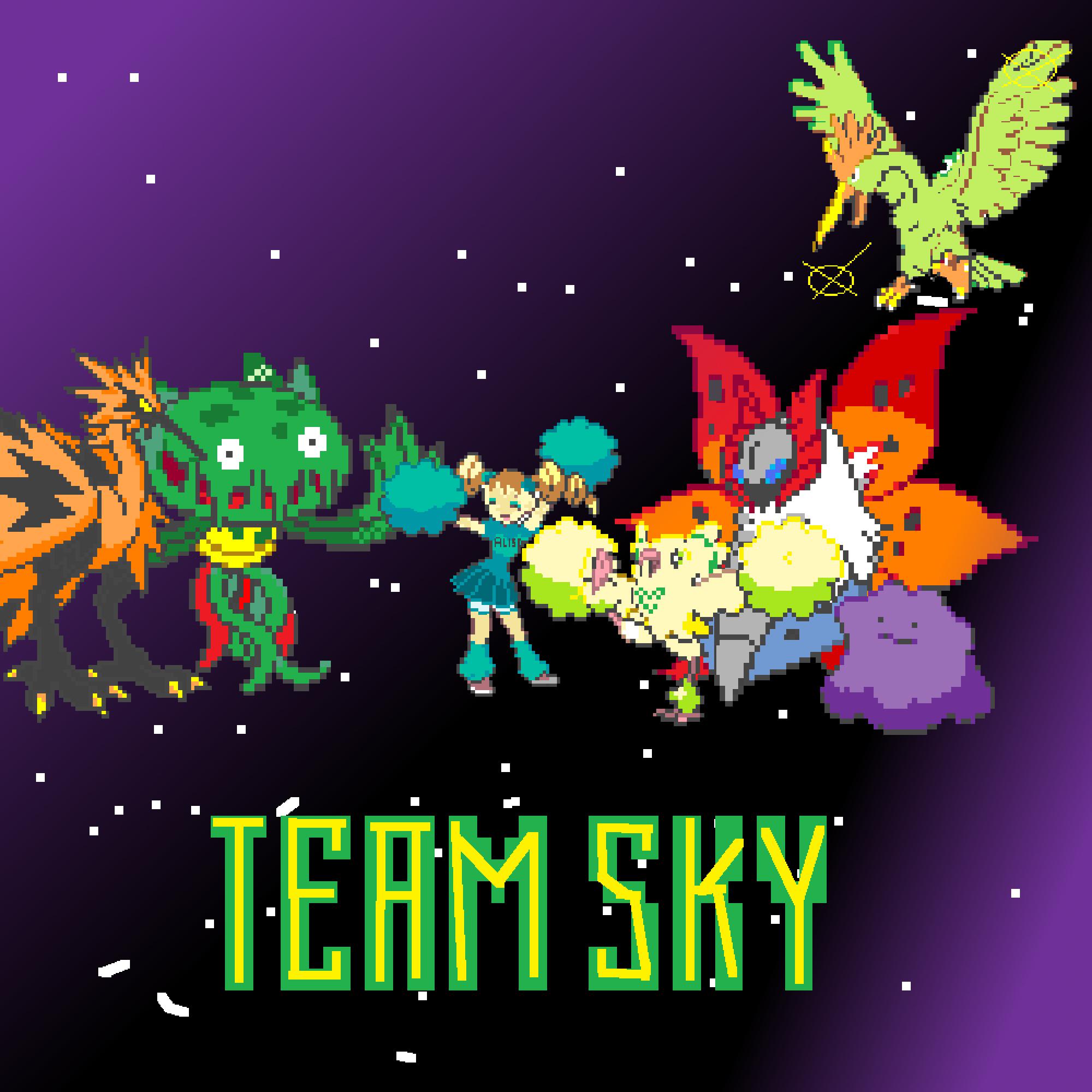 Pixilart - Team Sky Entry Team by MythicalMewAlt