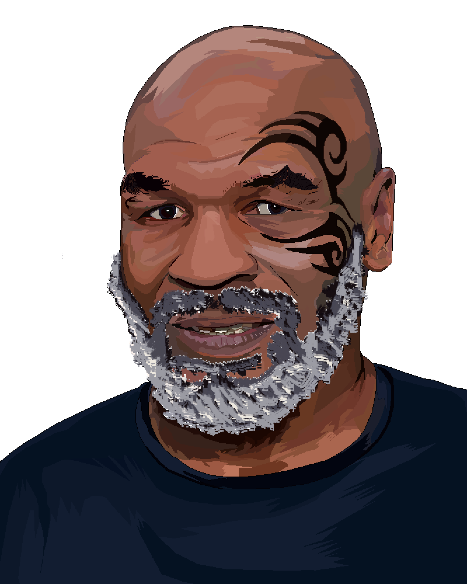 Pixilart - Mike Tyson by QuintDigital