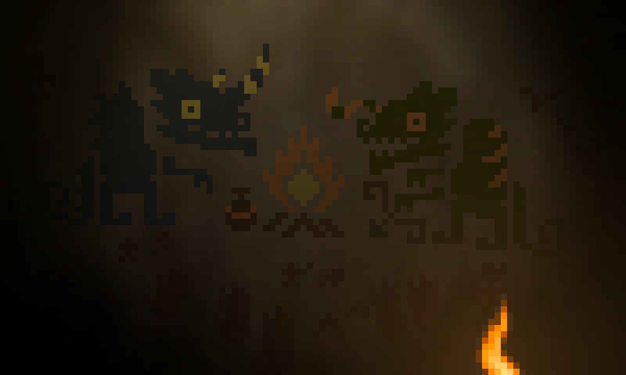 Pixilart - Ancient Hyrulean Cave Art by PotatoNinja87