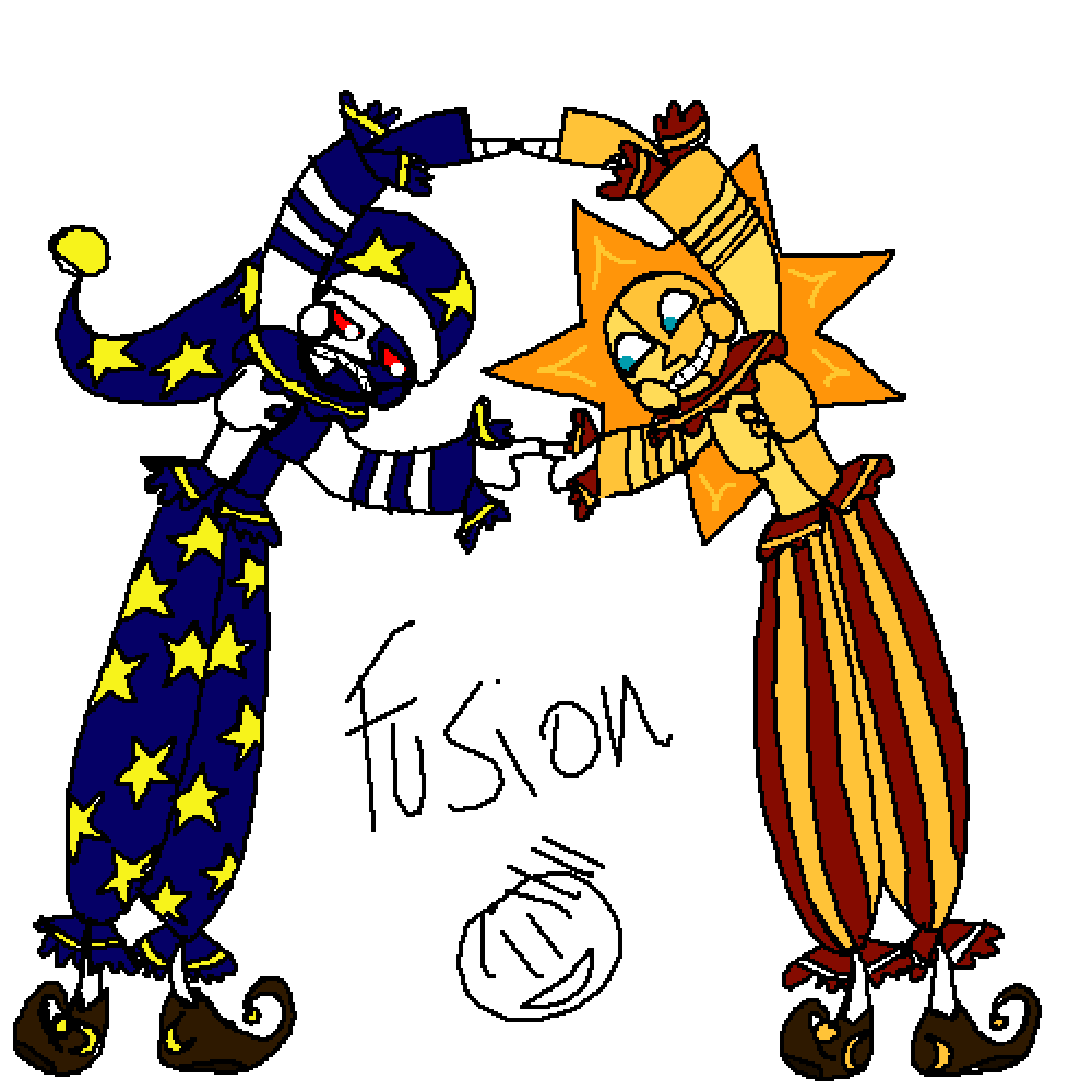 Pixilart - sun and moon fusion by LUNARandBUD