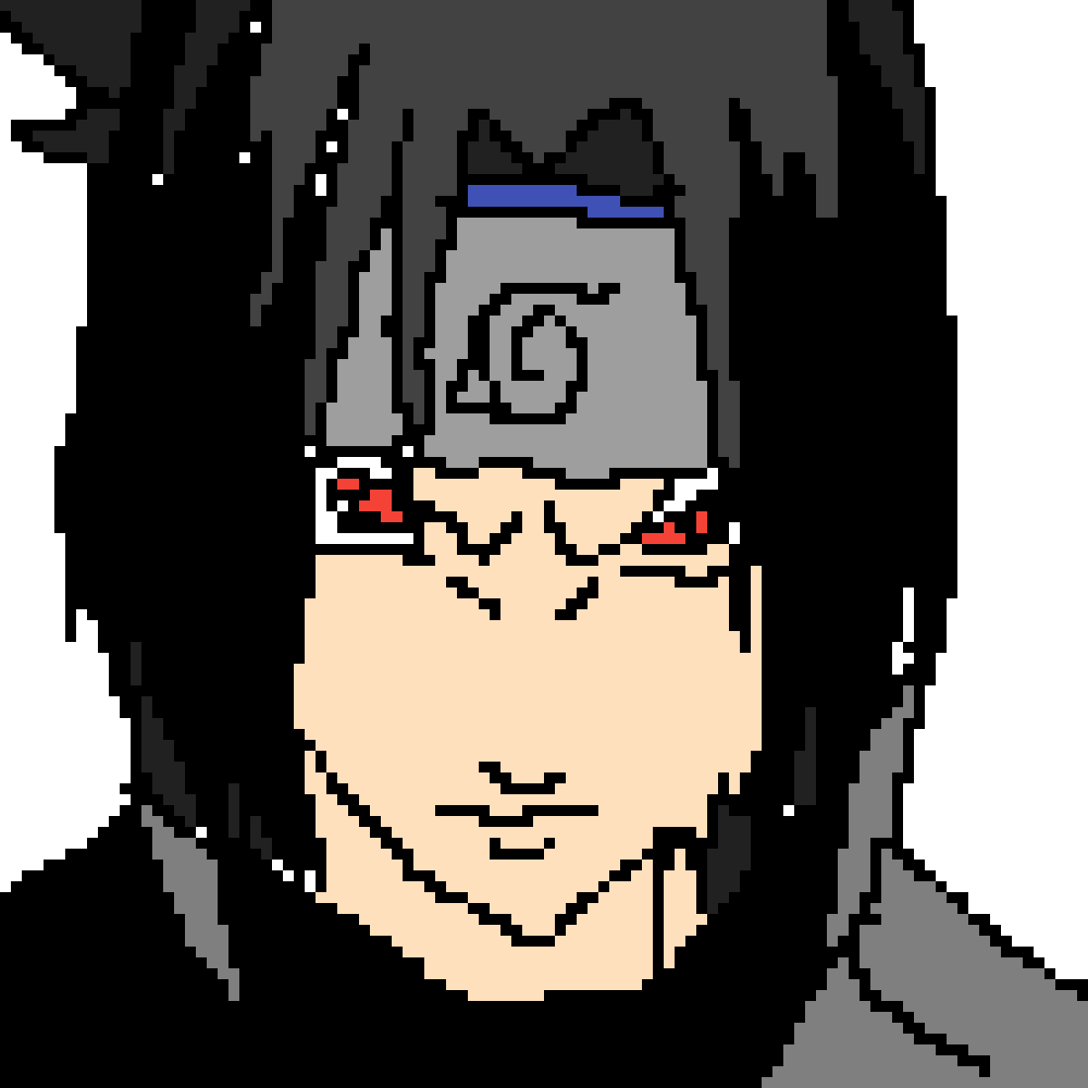Pixilart - Sasuke by Catchym