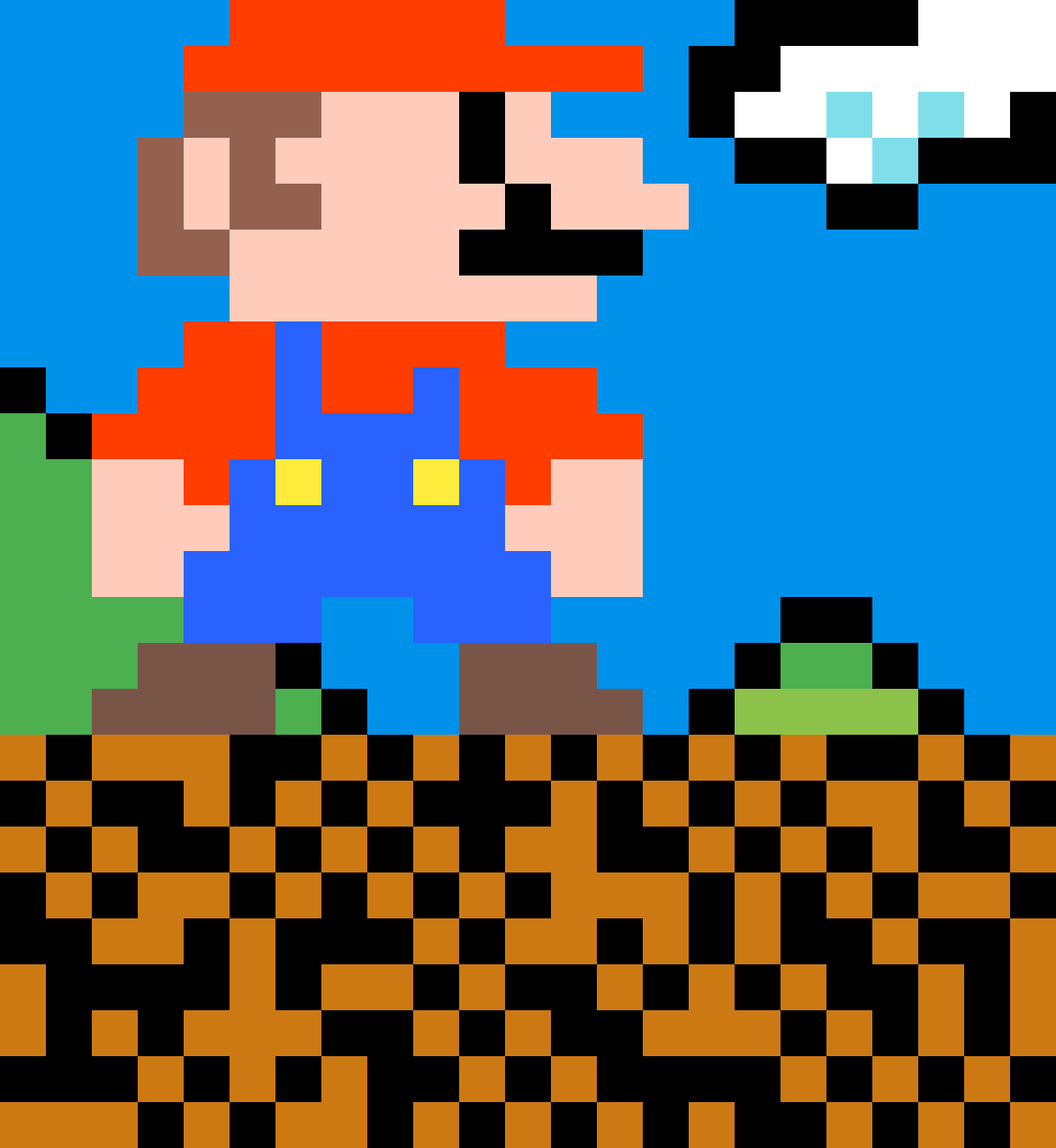Pixilart - Mario by YourKindOfGuy13