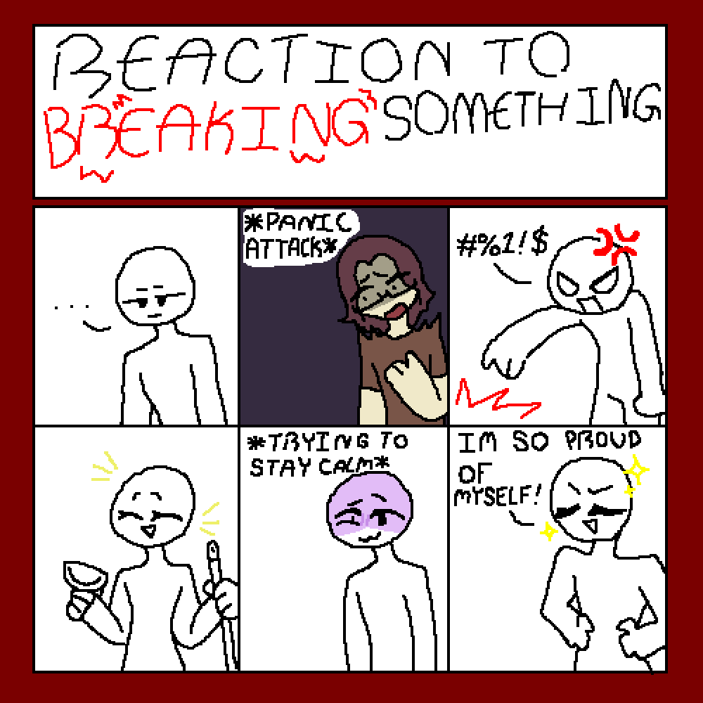 Pixilart - Reaction to Breaking Something by l0rd-spaghetti