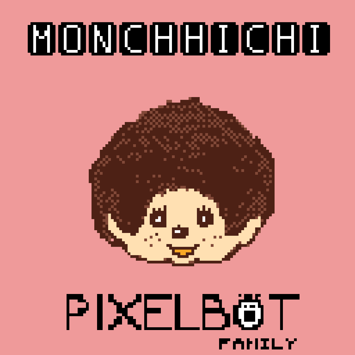 Pixilart - Monchhichi by Pixelbotfamily
