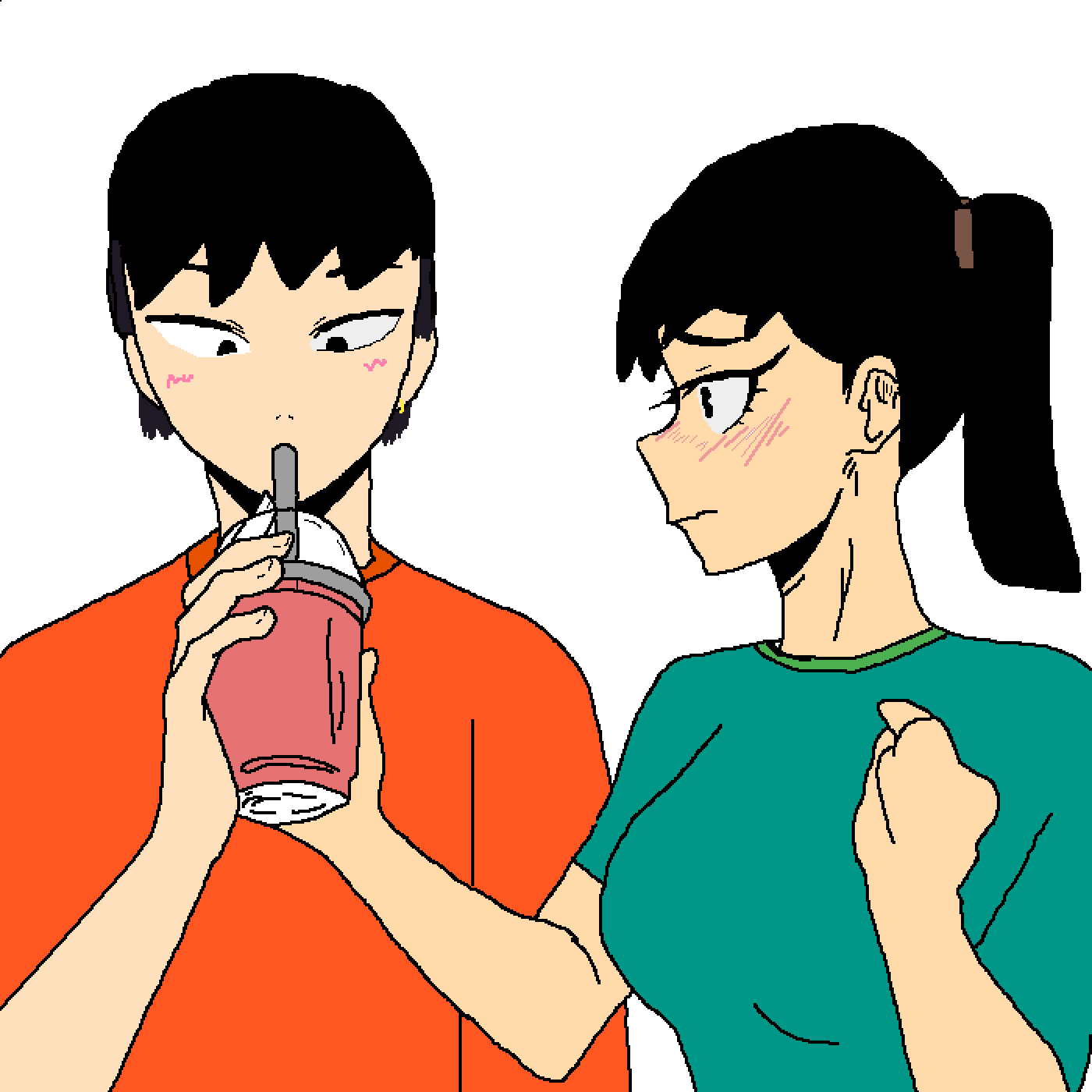 Pixilart - Couple base by Hatsune-yukihim