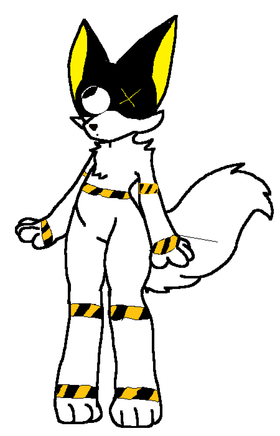 Pixilart - fursona base murder drone by TPOT-LOVER-2763