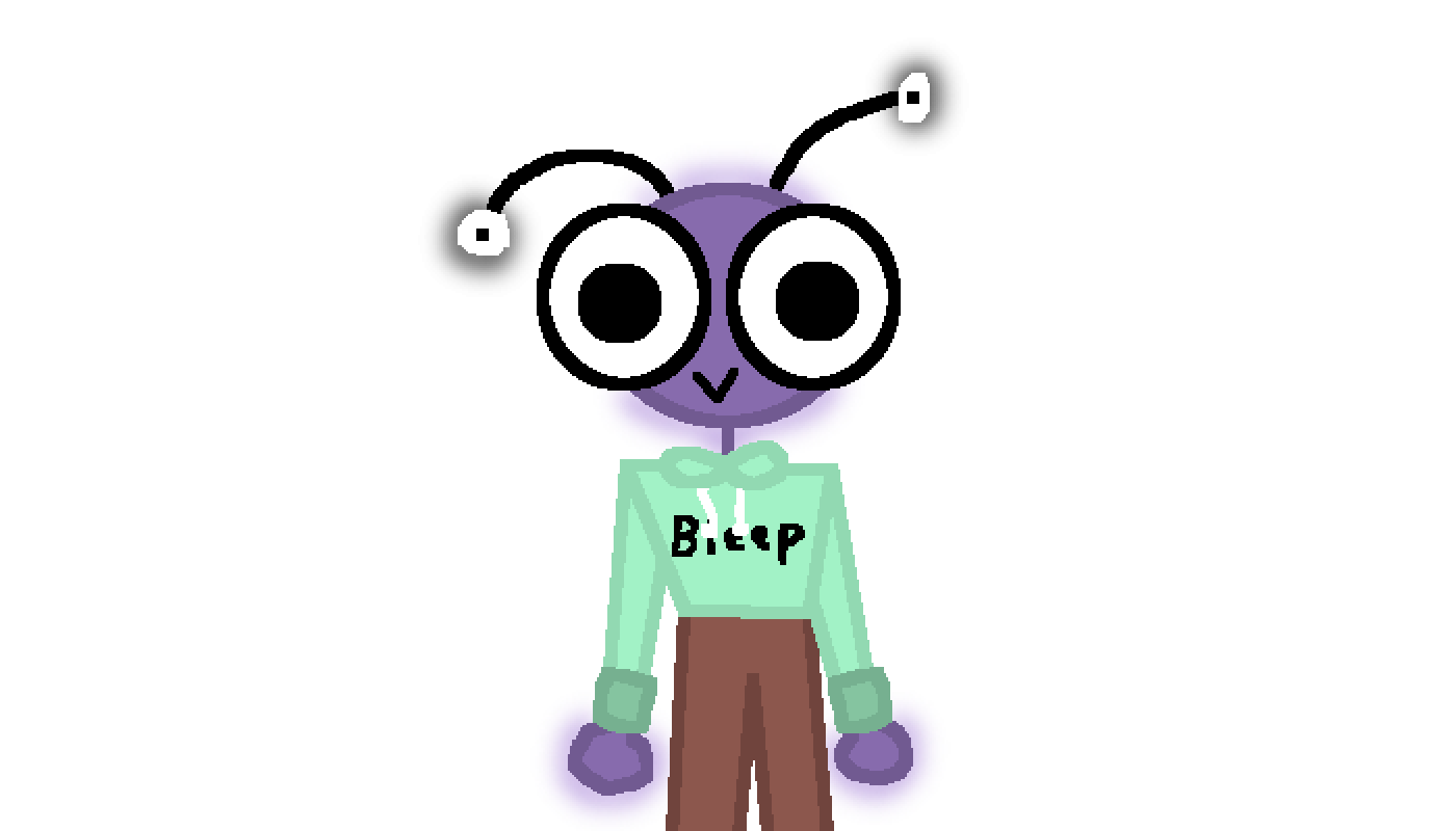Pixilart - Bleep alien by Turtle-blake