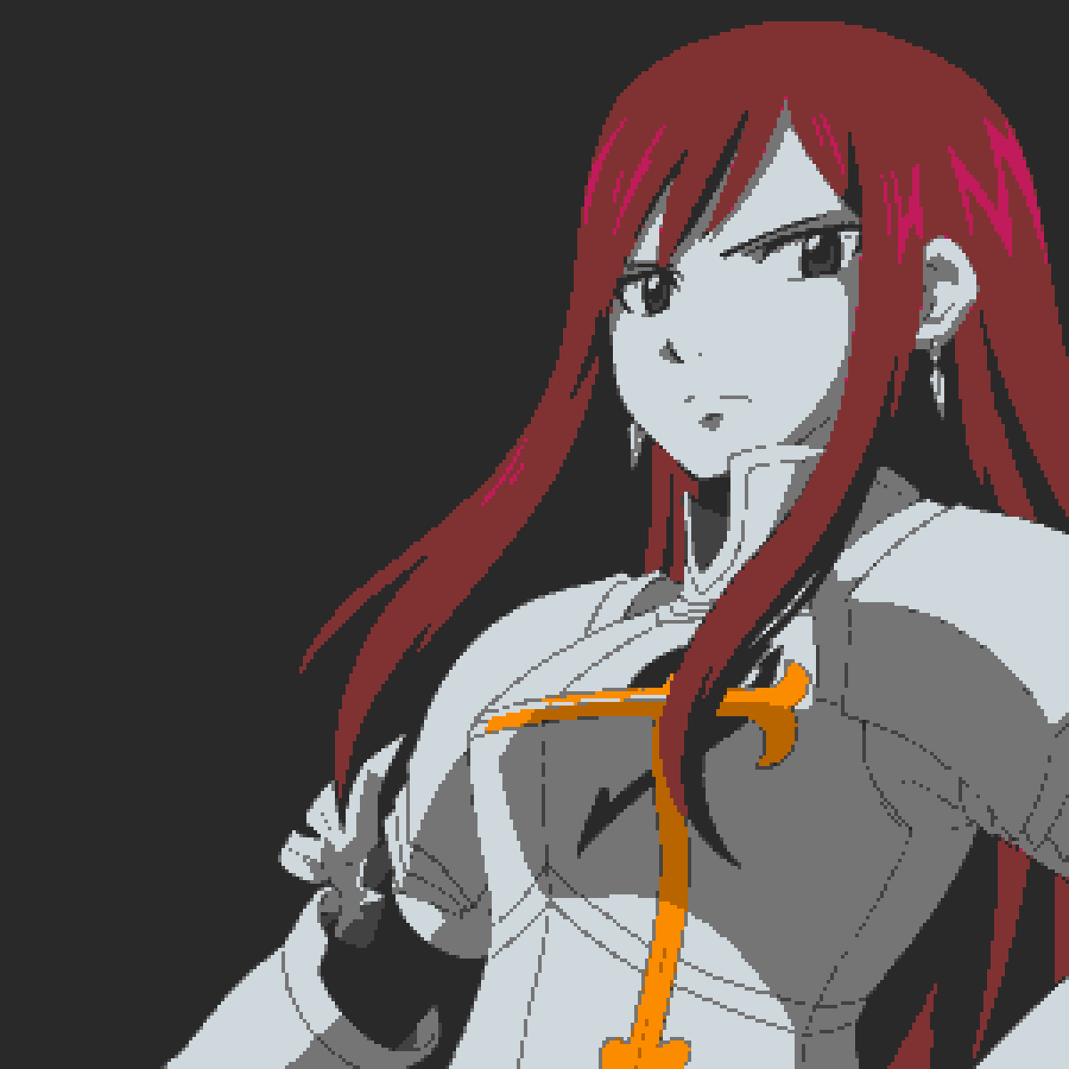 Pixilart - Erza Scarlet by Kasumi94