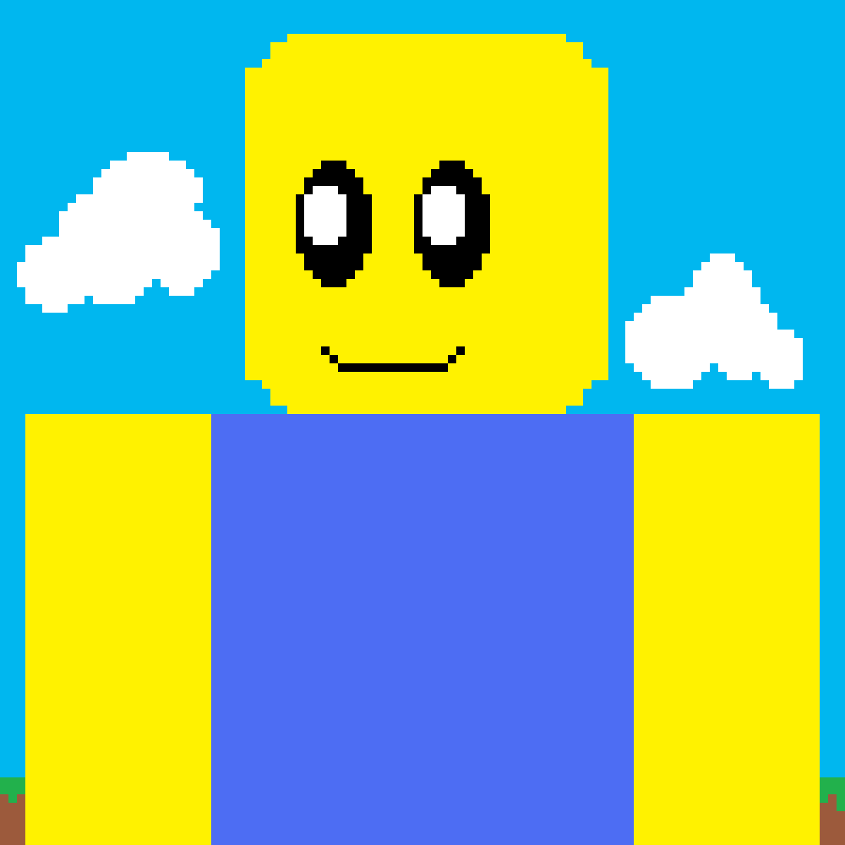Pixilart - Noob by AKTHEREAL