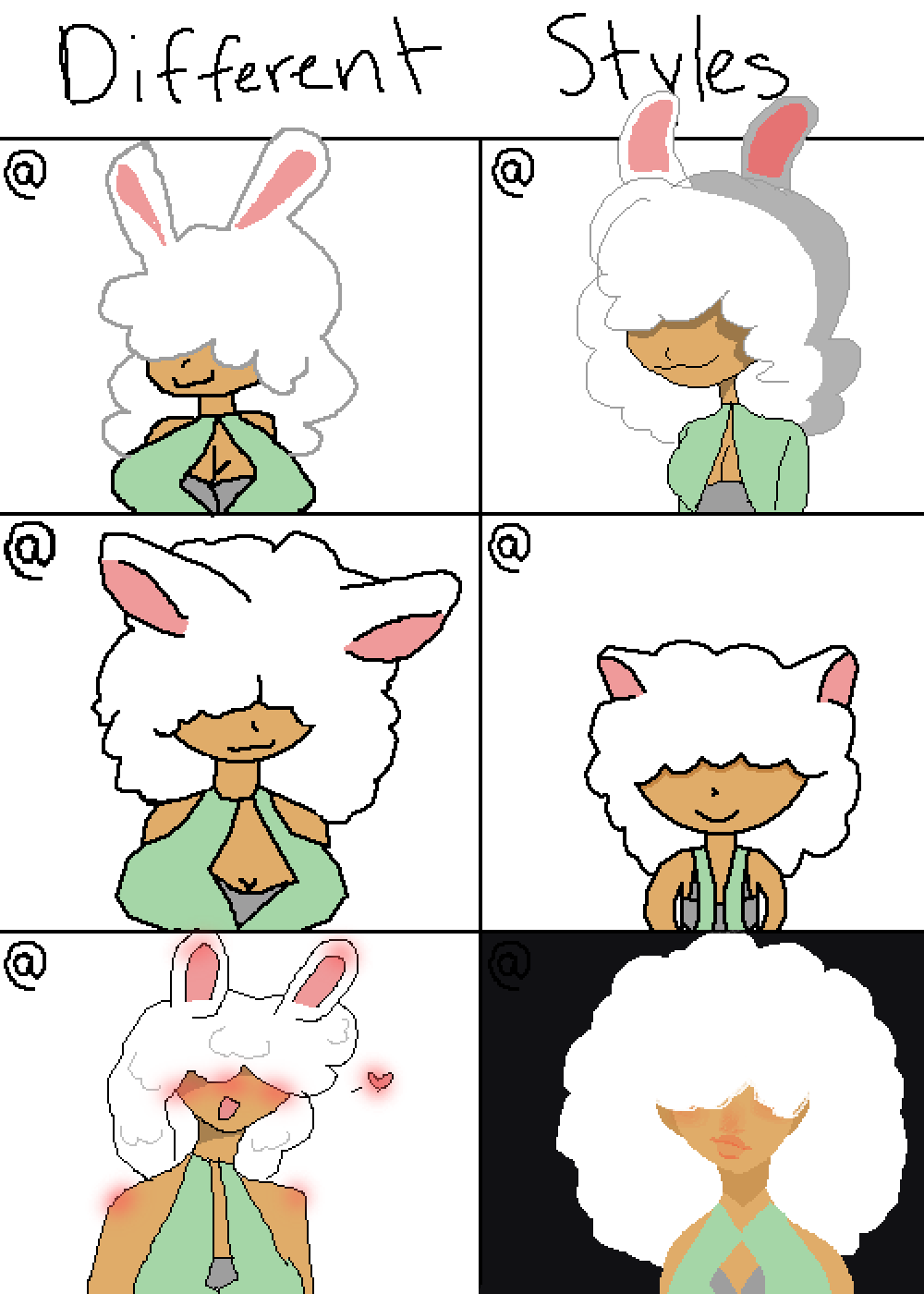 Pixilart - Styles base my version by jellyfishing