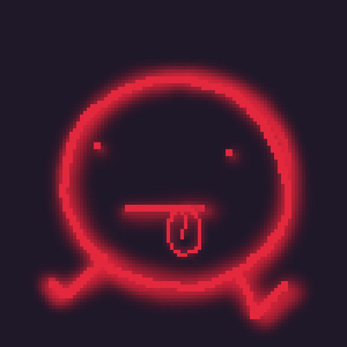 Pixilart - neon lil goober by EntennuhBoi10