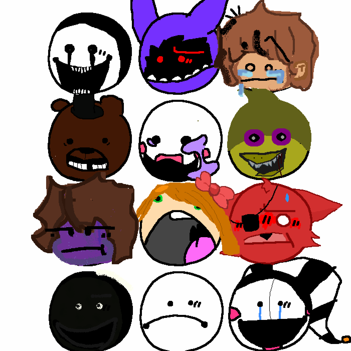 Pixilart - add a fnaf face!!!!!!!! by RUIN-DOES-ARTS