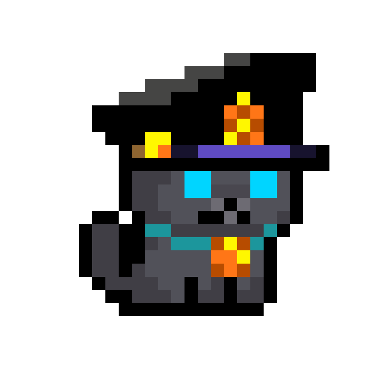 Pixilart - JoJo cat ( Chilly from Soul knight ) by Massune