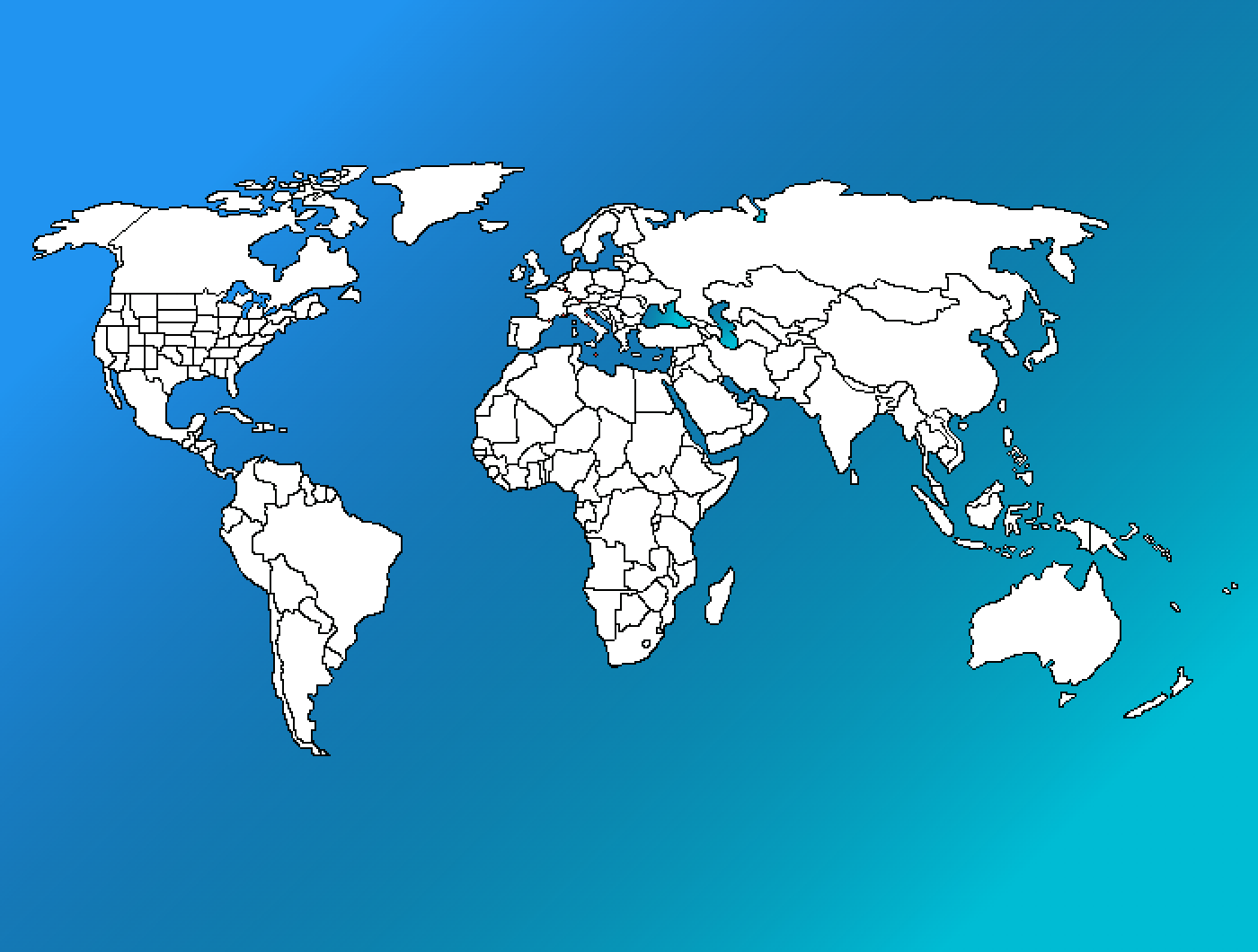 Pixilart - World map with US states (UPDATED & EDITABLE) by Echowaver